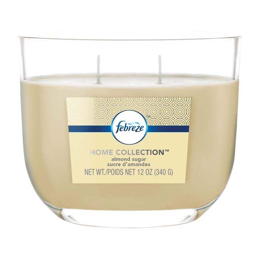 Febreze Home Collection Almond Sugar Dual Wick Candle - Shop Candles at ...