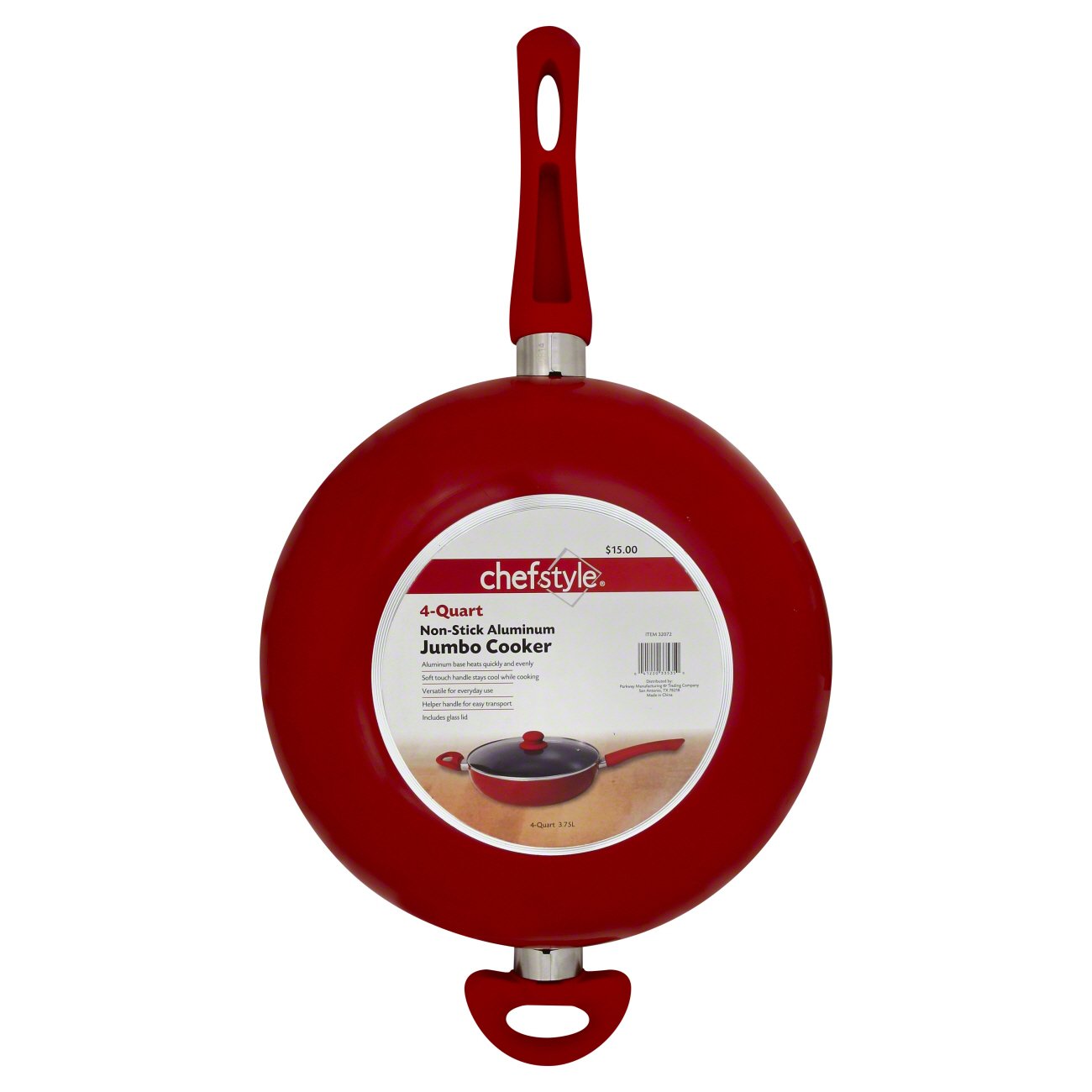 chefstyle Jumbo Cook with Lid, Red - Shop Cookers & roasters at H-E-B