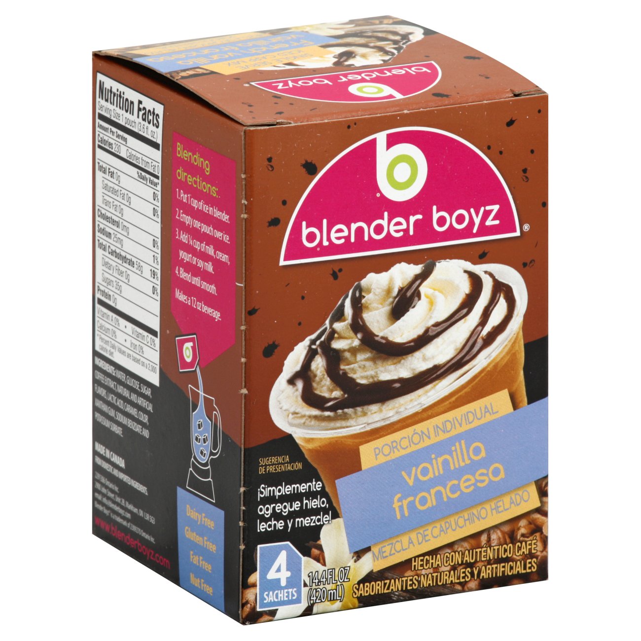 Blender Boyz French Vanilla Iced Cappuccino Mix - Shop Coffee at H-E-B
