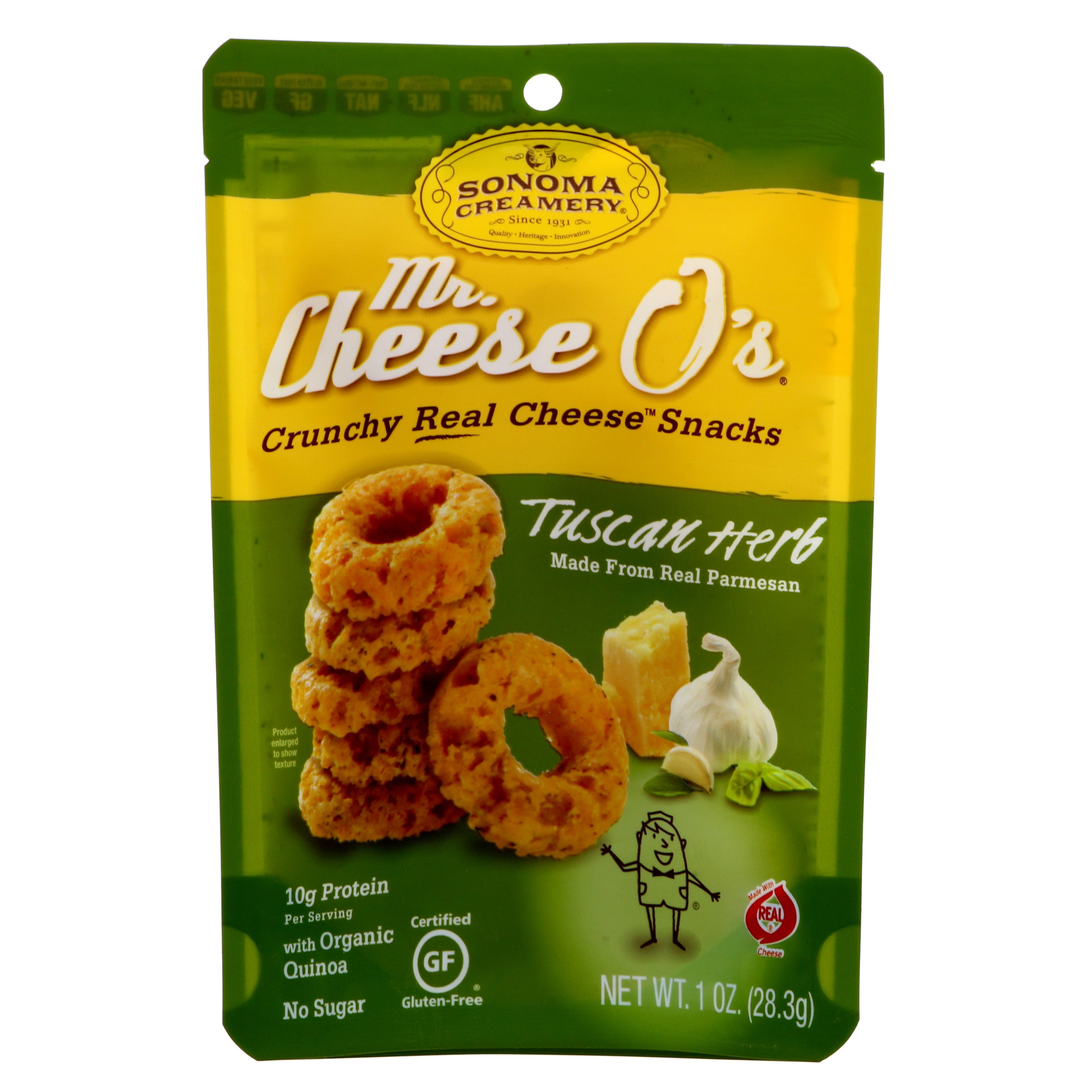 Mr. Cheese O's Tuscan Herb Flavor Cheese Snack - Shop Crackers ...
