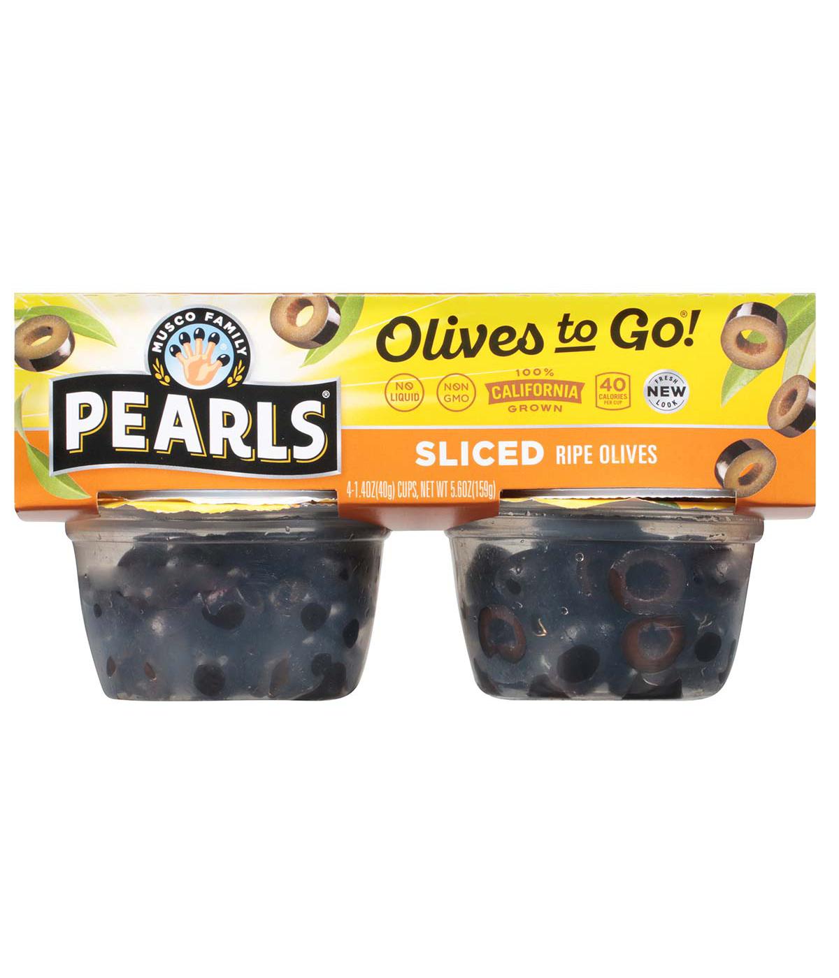 Musco Family Olive Co. Pearls Sliced California Ripe Black Olives To Go ...