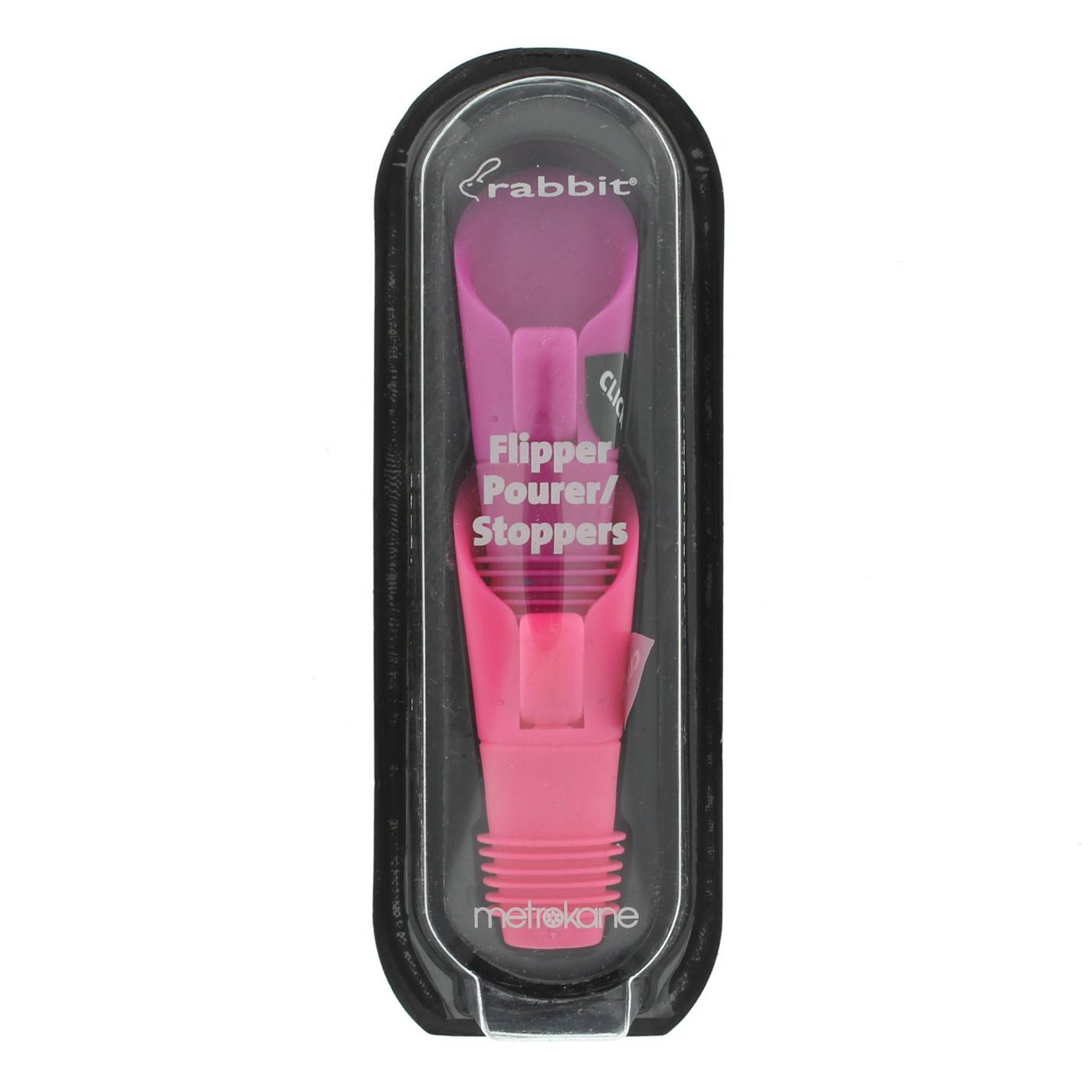Metrokane Rabbit 2 Piece Flipper Pourer/Stopper Assorted Colors - Shop ...