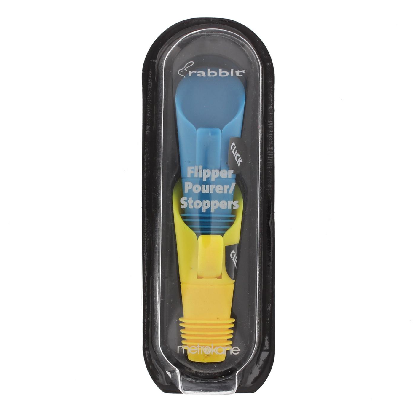 Metrokane Rabbit 2 Piece Flipper Pourer/Stopper Assorted Colors - Shop ...