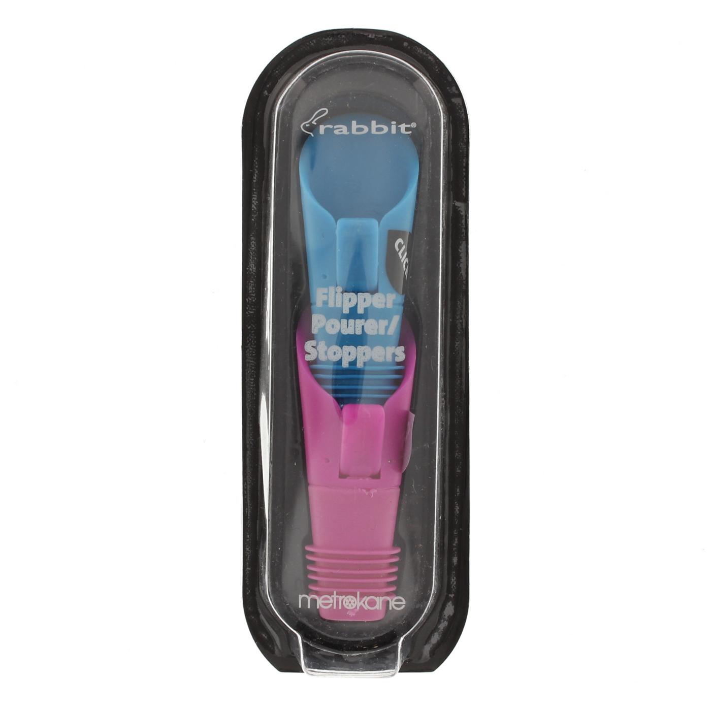 Metrokane Rabbit 2 Piece Flipper Pourer/Stopper Assorted Colors - Shop ...