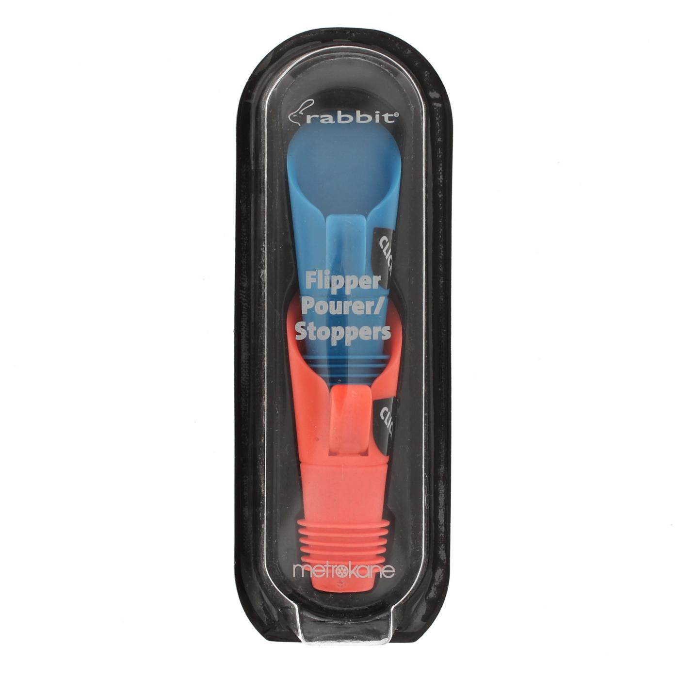 Metrokane Rabbit 2 Piece Flipper Pourer/Stopper Assorted Colors - Shop ...