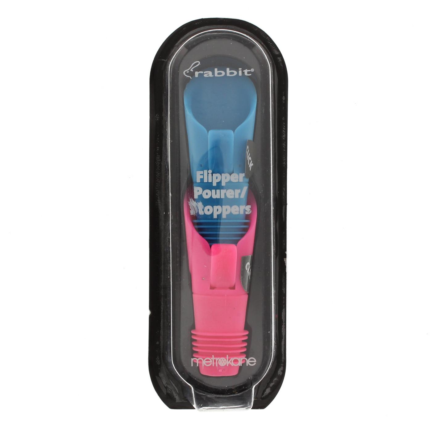 Metrokane Rabbit 2 Piece Flipper Pourer/Stopper Assorted Colors - Shop ...