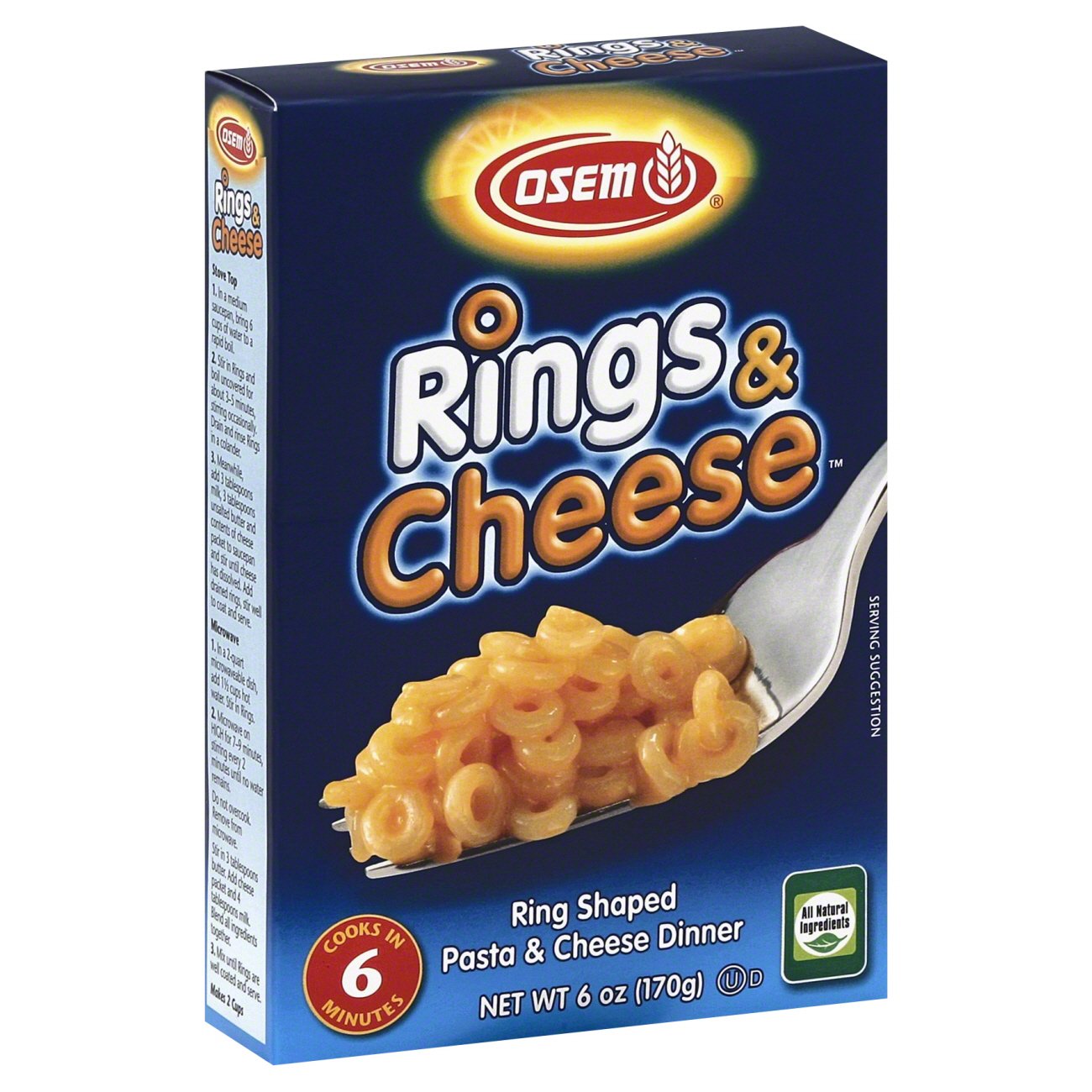 Osem Rings & Cheese Pasta Dinner - Shop Pantry meals at H-E-B