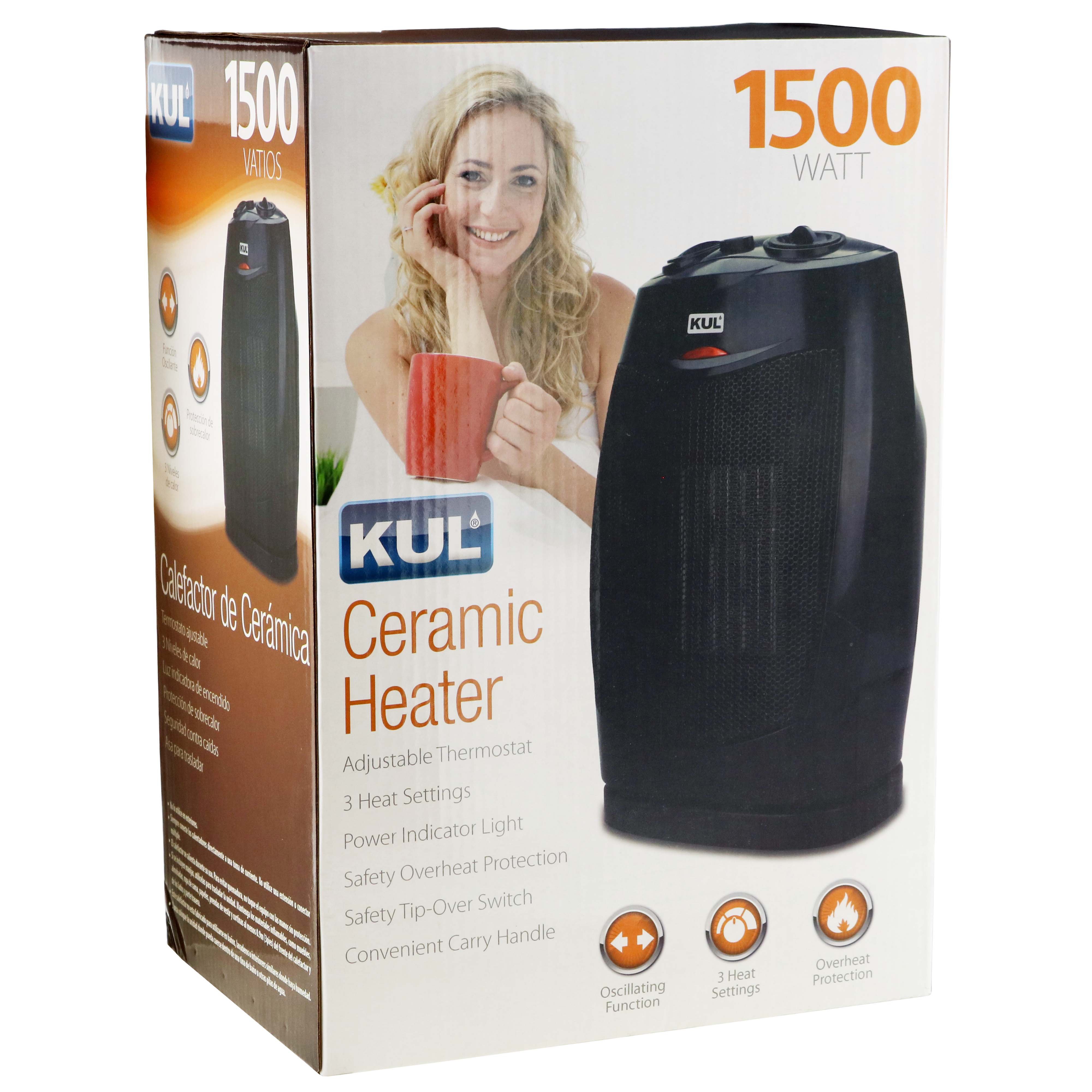 Kul 1500 Watt Ceramic Heater - Shop Air Conditioners & Heaters at H-E-B