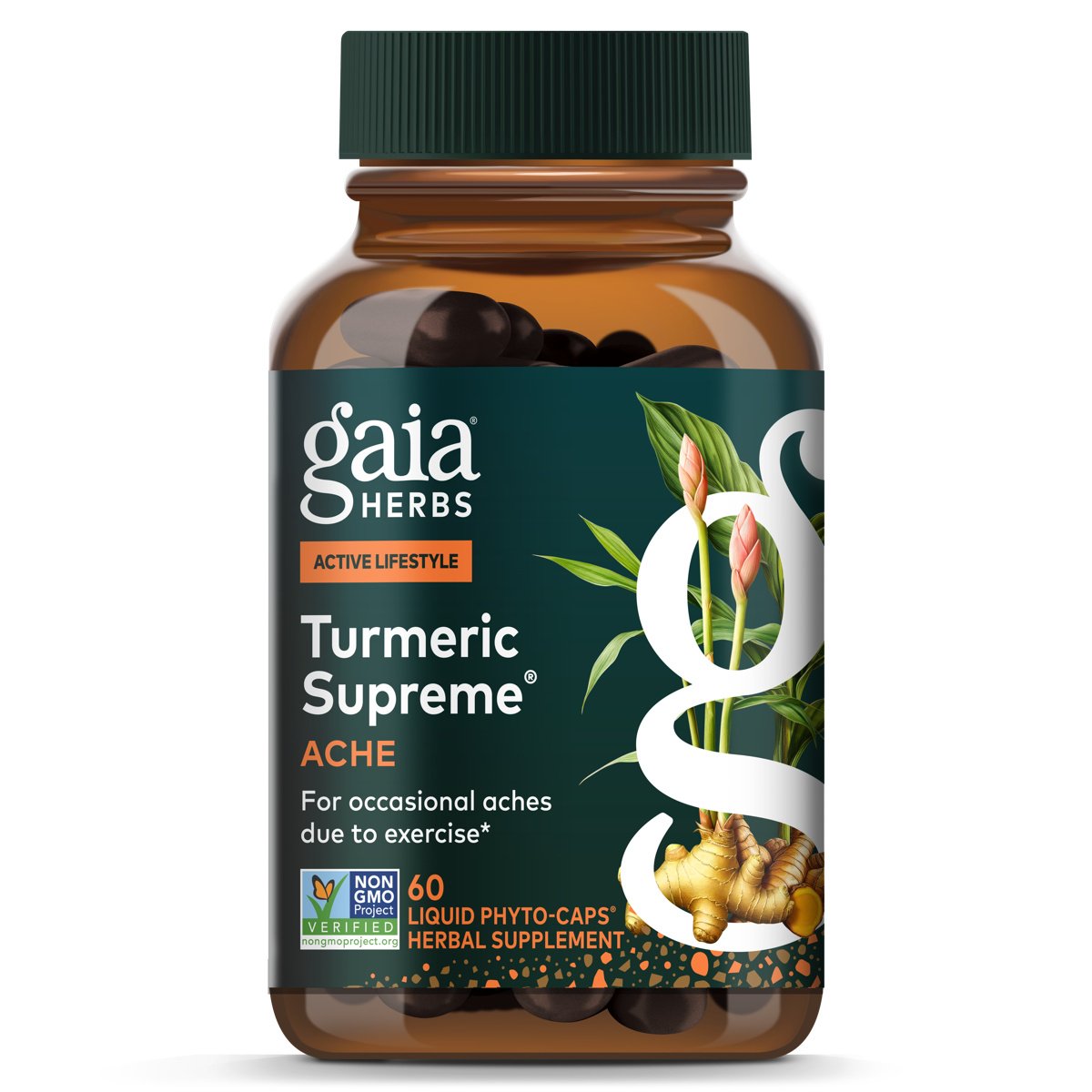 Gaia Herbs Turmeric Supreme Pain Dietary Supplement, 60 ct | Central ...