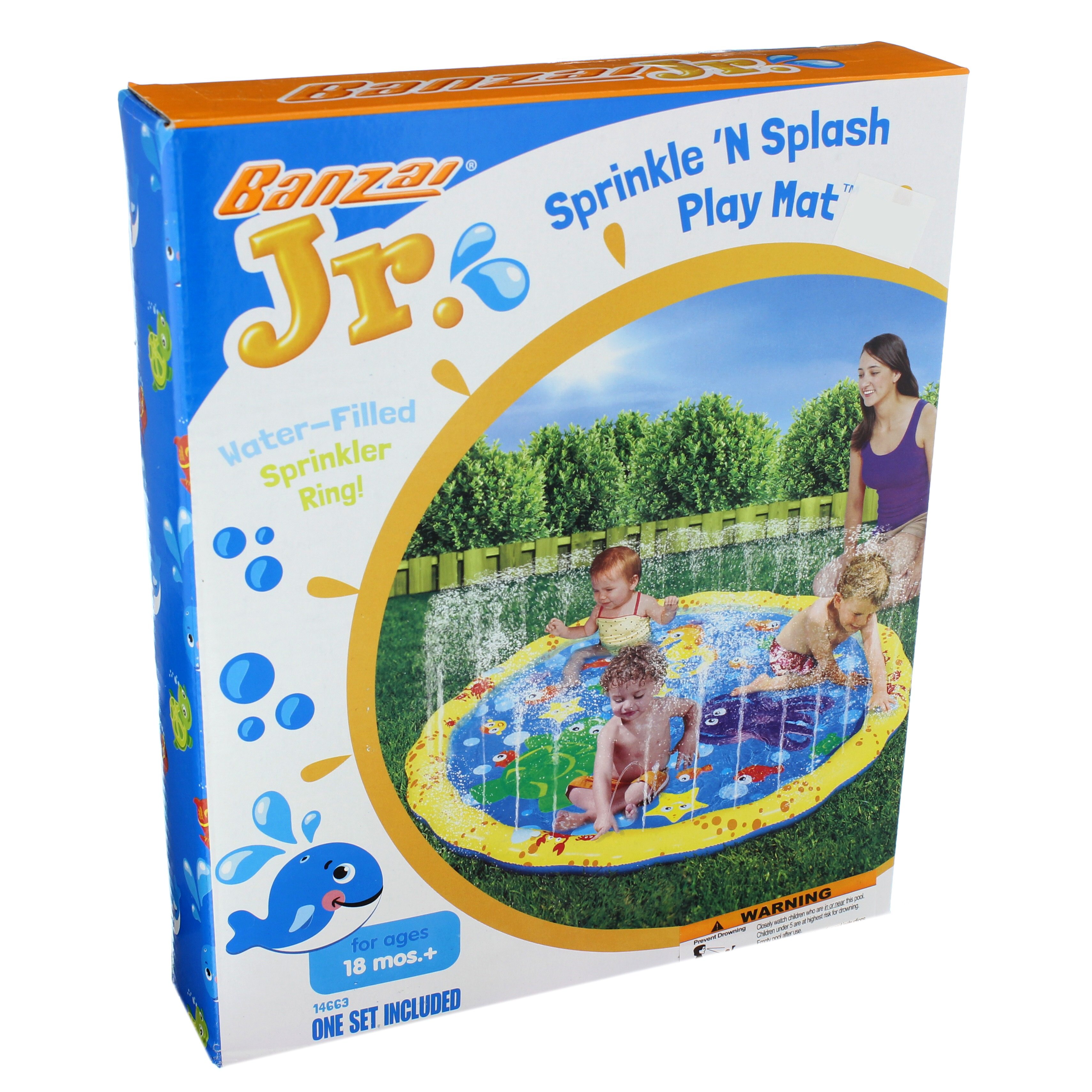 Banzai Manley Toys Sprinkle N Splash Play Mat - Shop Kiddie Pools at H-E-B