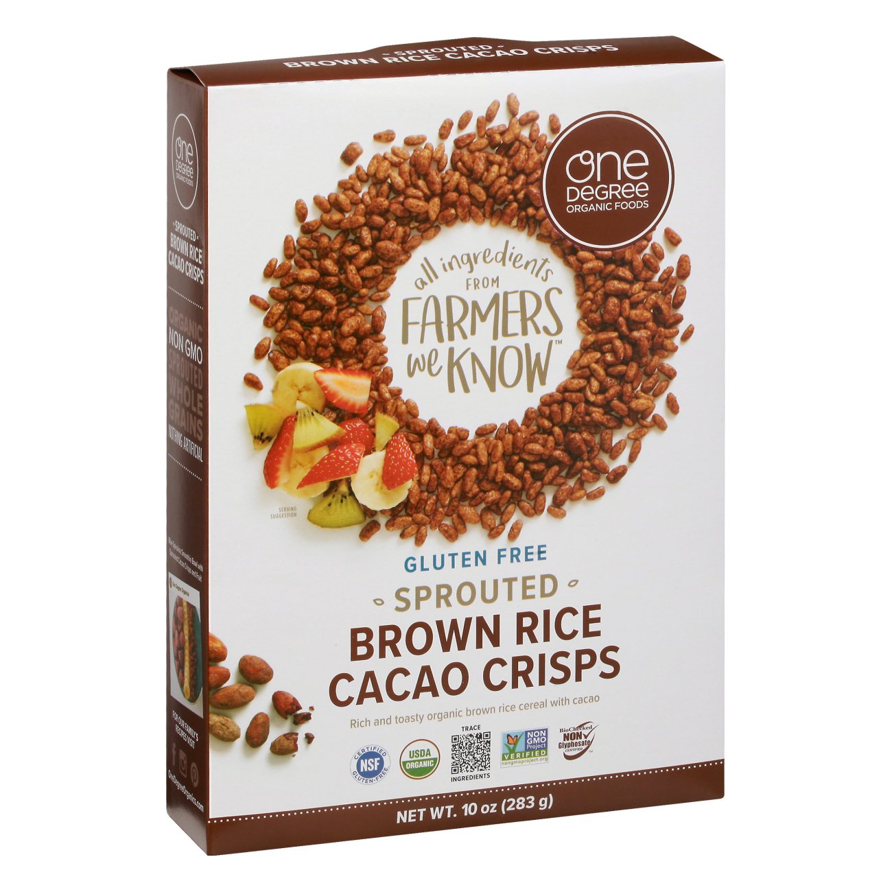 One Degree Organic Foods Rice Cacao Crisps Cereal - Shop Cereal at H-E-B