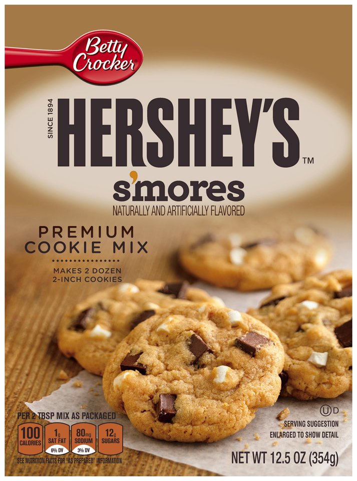 Betty Crocker Hershey S'mores Premium Cookie Mix - Shop Baking mixes at ...