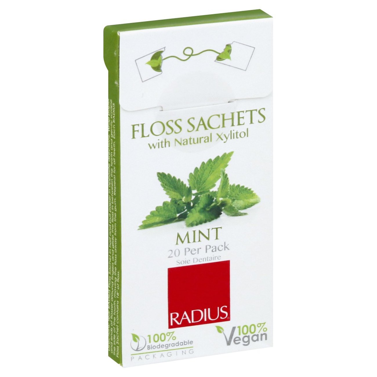 Radius Floss Sachets Xylitol Vegan Mint - Shop Floss at H-E-B