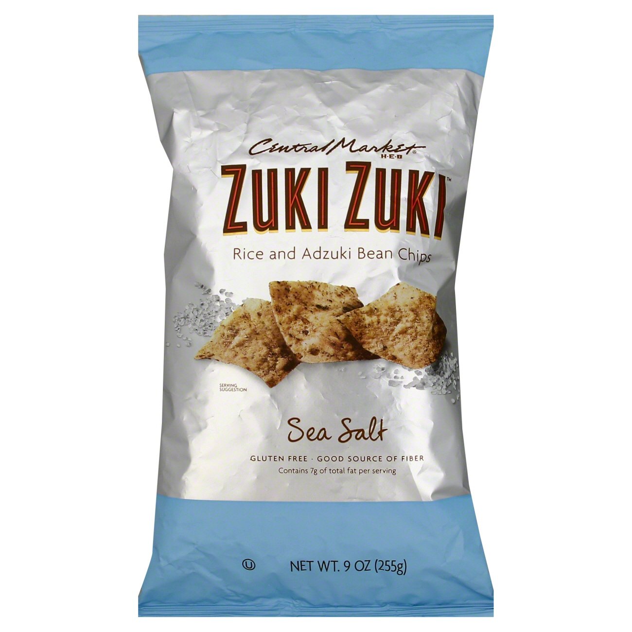 Central Market Zuki Zuki Rice and Bean Chips Sea Salt - Shop Chips at H-E-B