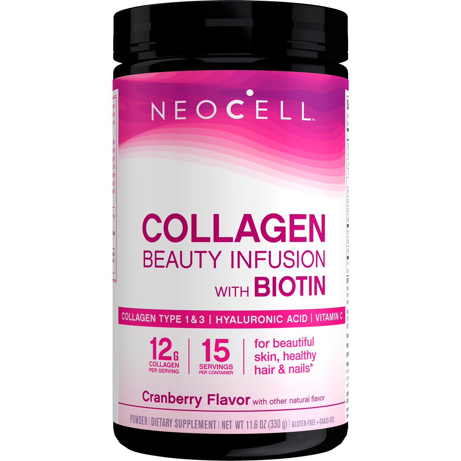 Neocell Beauty Infusion Collagen Powder - Cranberry Flavor - Shop ...