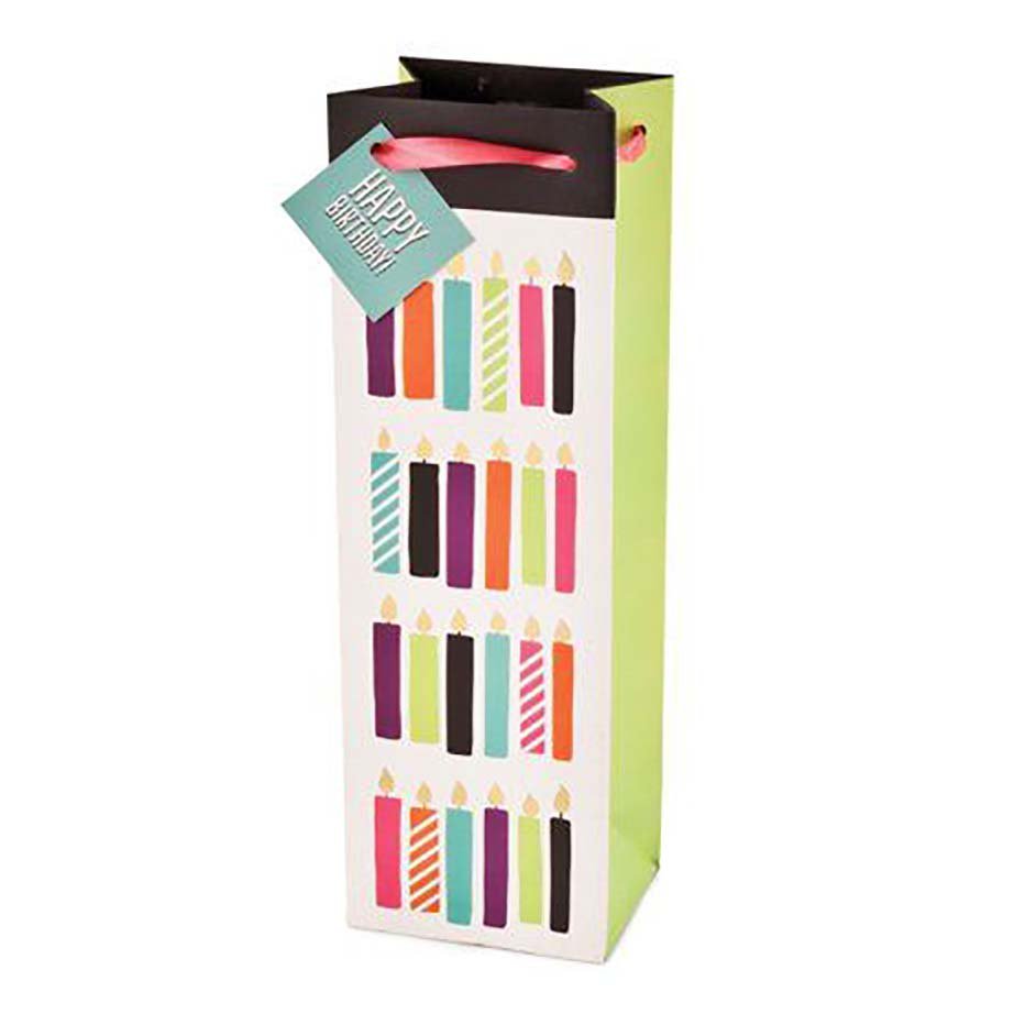 True Brands Birthday Candle Wine Gift Bag - Shop Kitchen & Dining at H-E-B