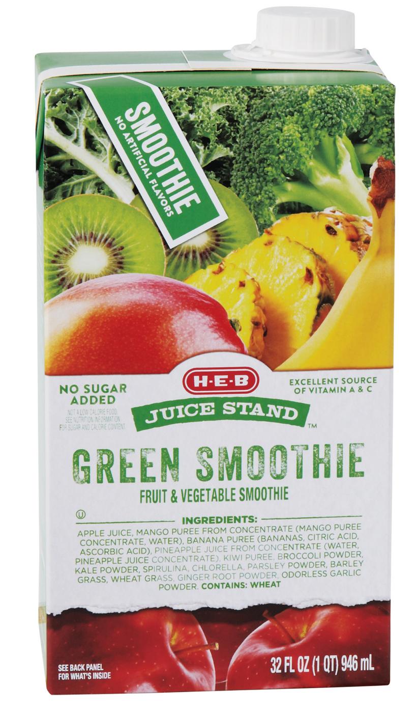 H-E-B Juice Stand Green Smoothie - Shop Juice at H-E-B