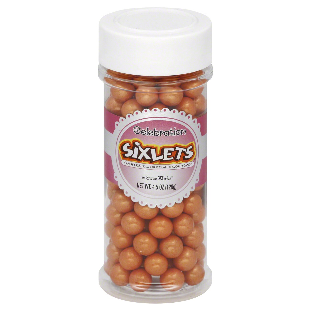 Sweetworks Celebration Orange Sixlets - Shop Baking mixes at H-E-B
