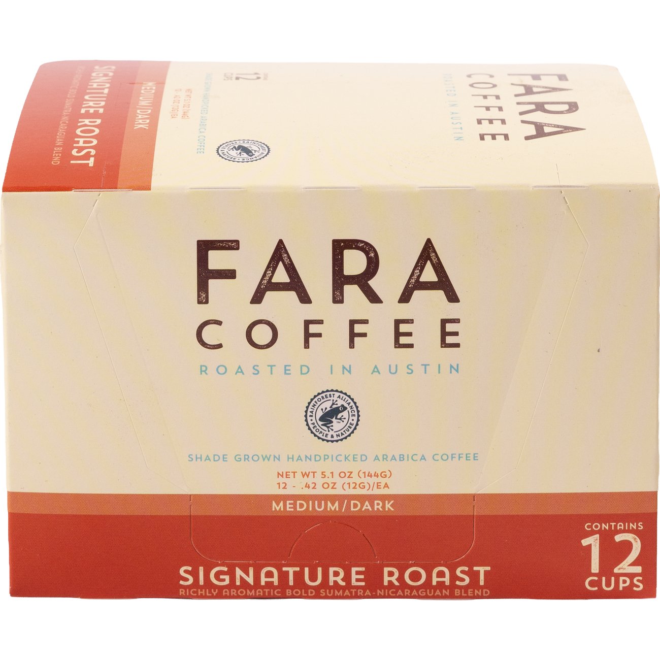 Fara Coffee Signature Medium & Dark Roast Single Serve Coffee Cups ...