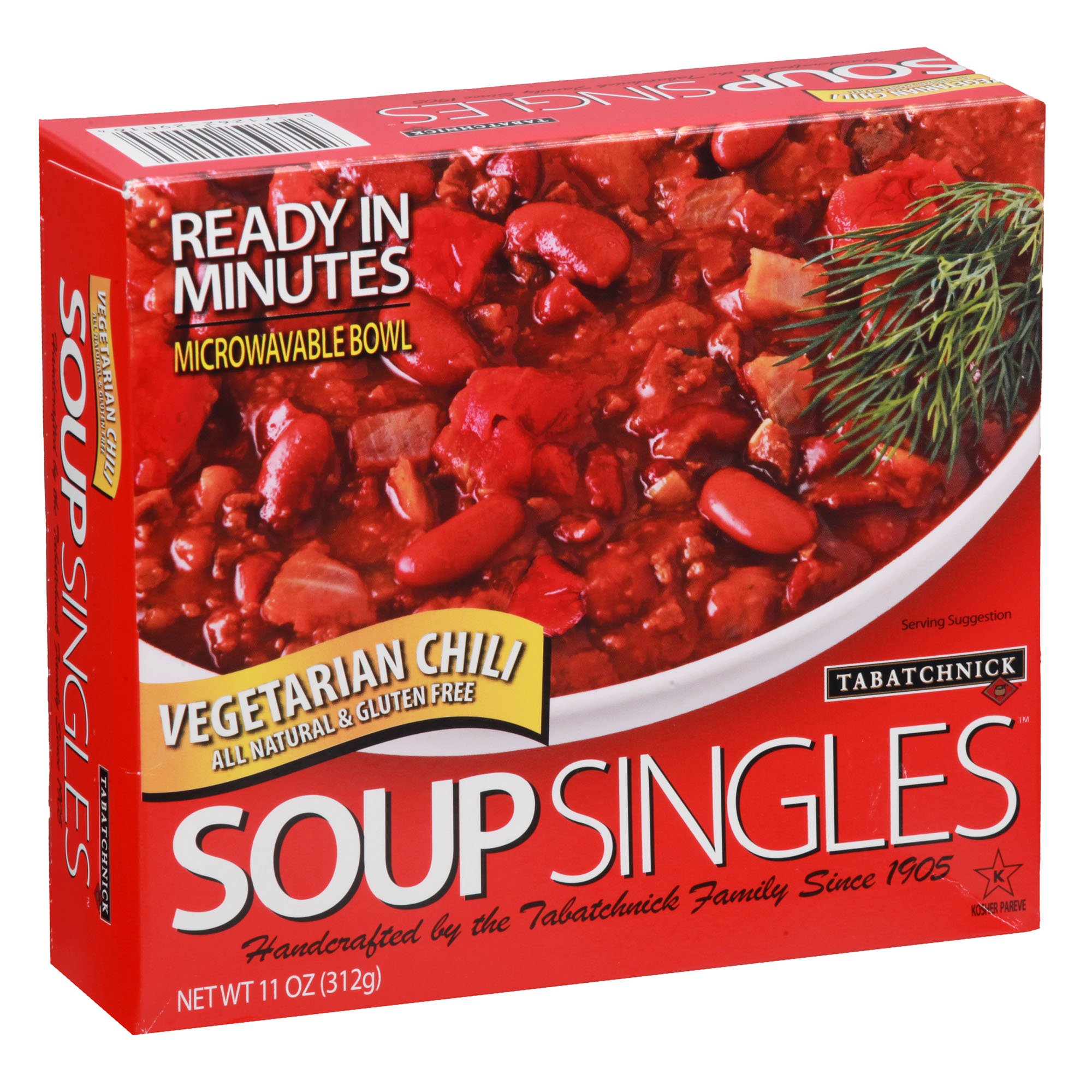 Tabatchnik Vegetarian Chili Soup Singles, Kosher - Shop Soup at H-E-B