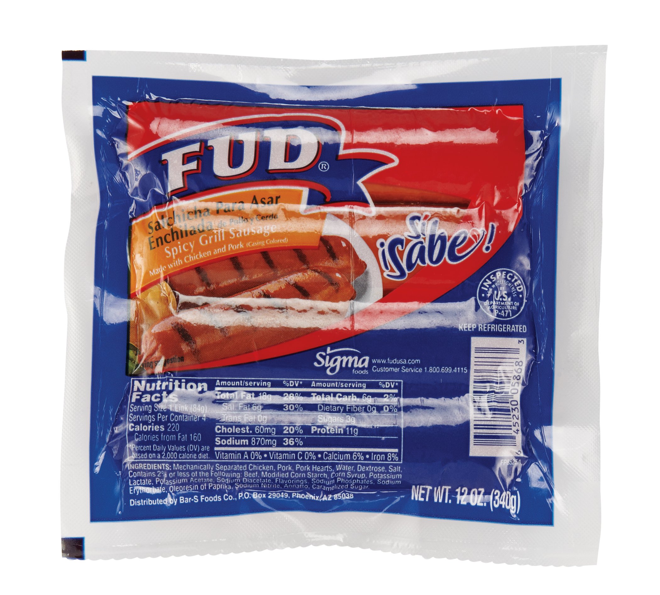 Fud Spicy Grill Sausage - Shop Sausage at H-E-B