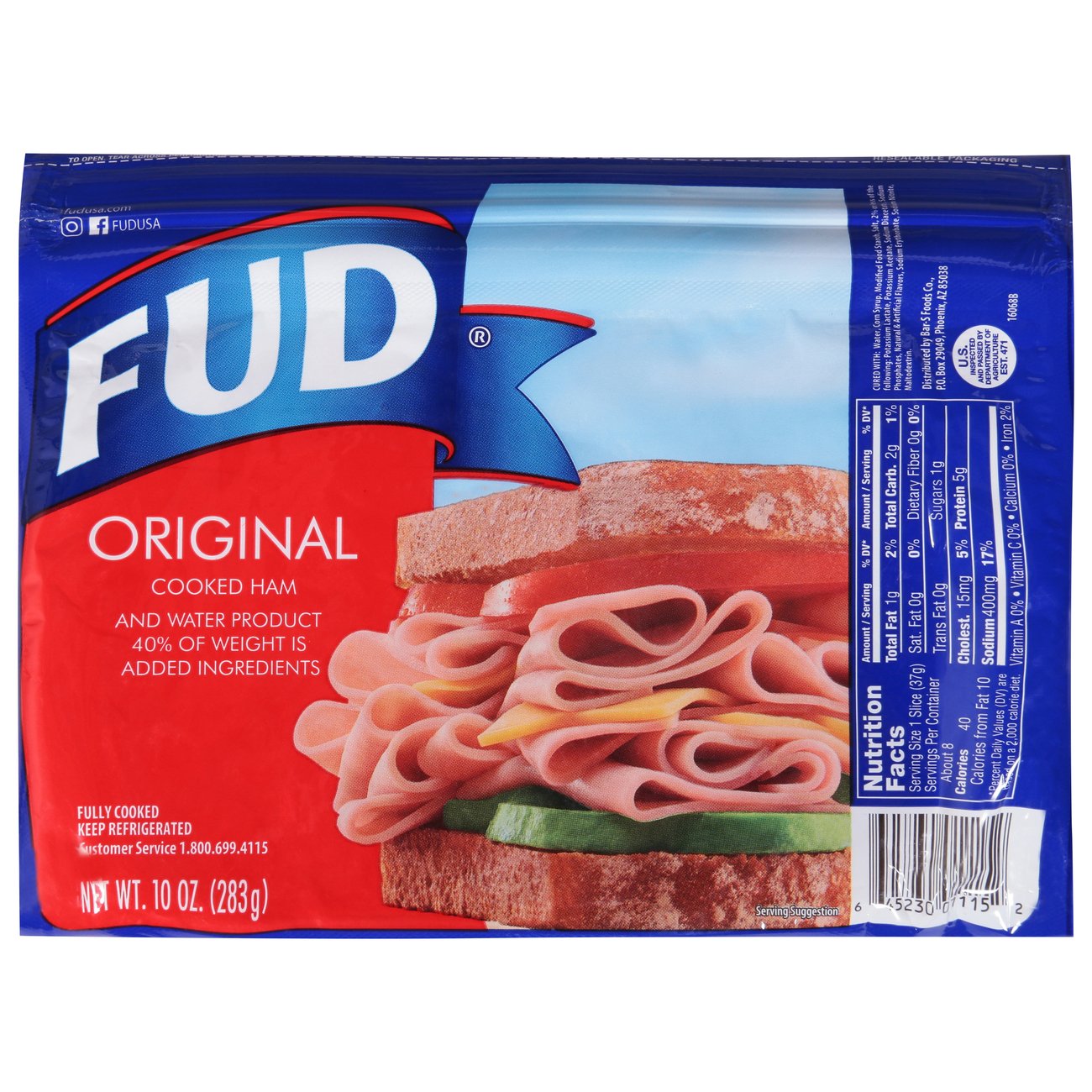 Fud Original Cooked Ham - Shop Meat at H-E-B