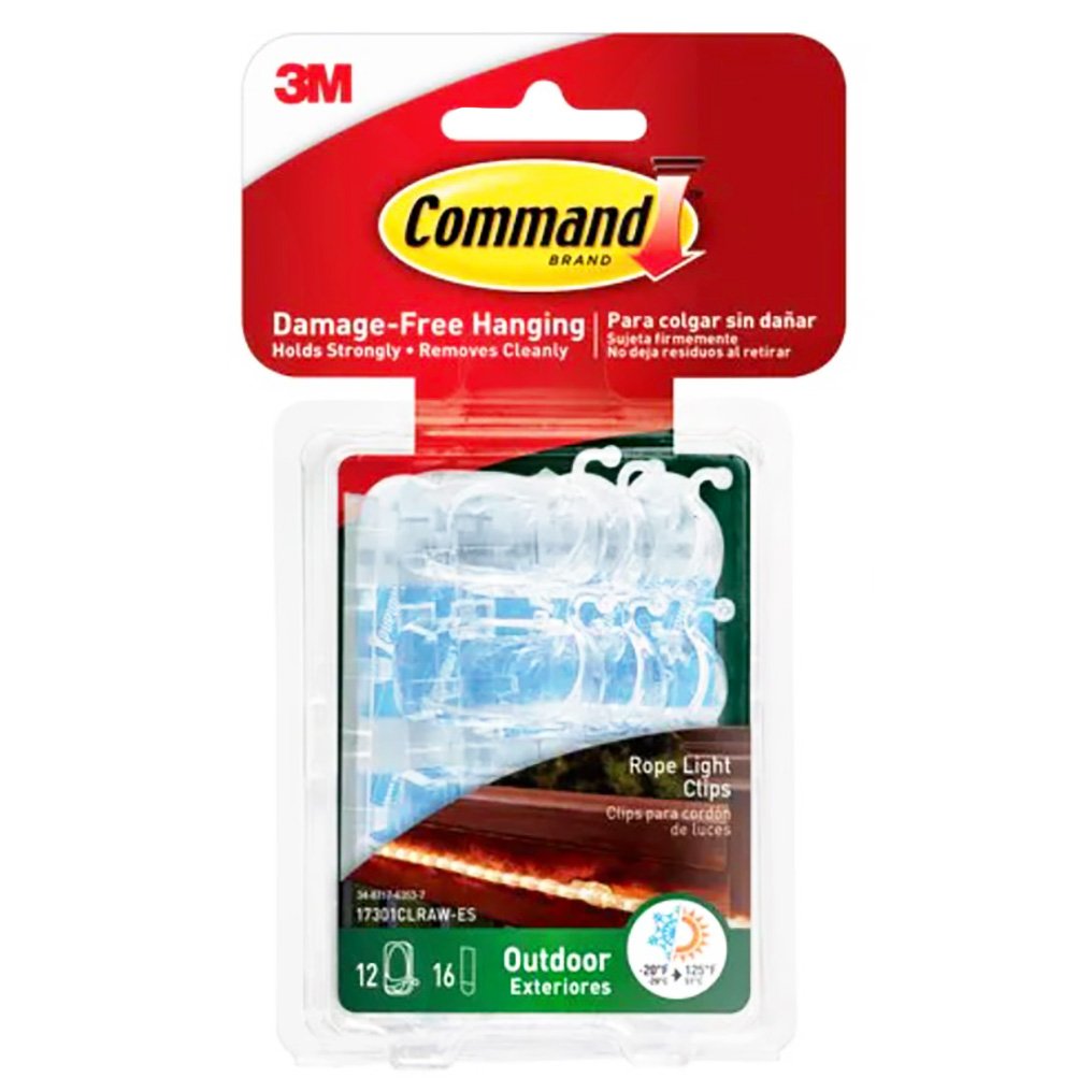 Command Outdoor Rope Light Clips - Shop Hooks & picture hangers at H-E-B