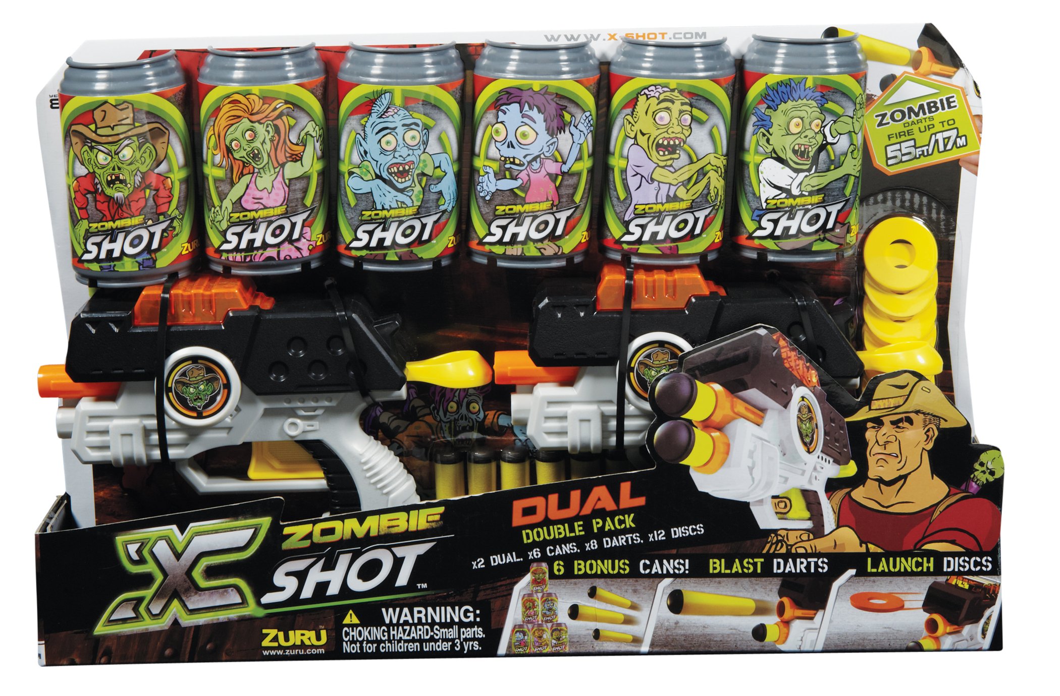 Zuru Zombie X Shot Dual Double Pack Blaster - Shop Blasters at H-E-B