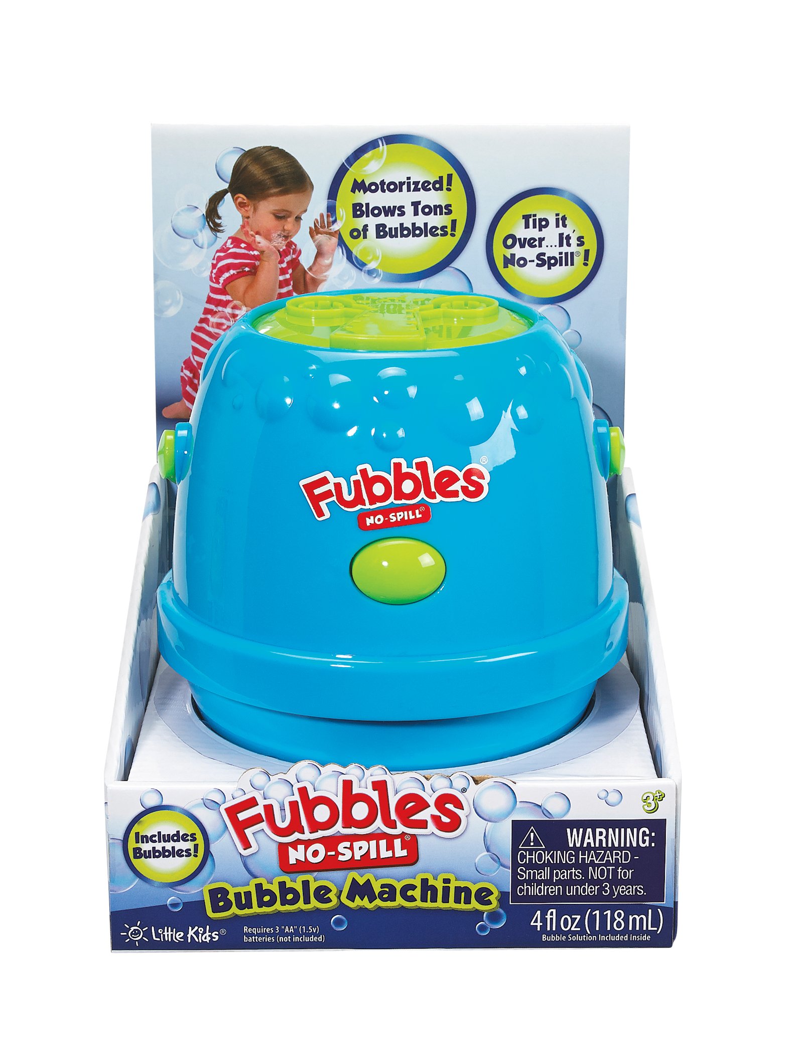 Little Kids Fubbles No-Spill Bubble Machine, Assorted - Shop Bubbles at ...