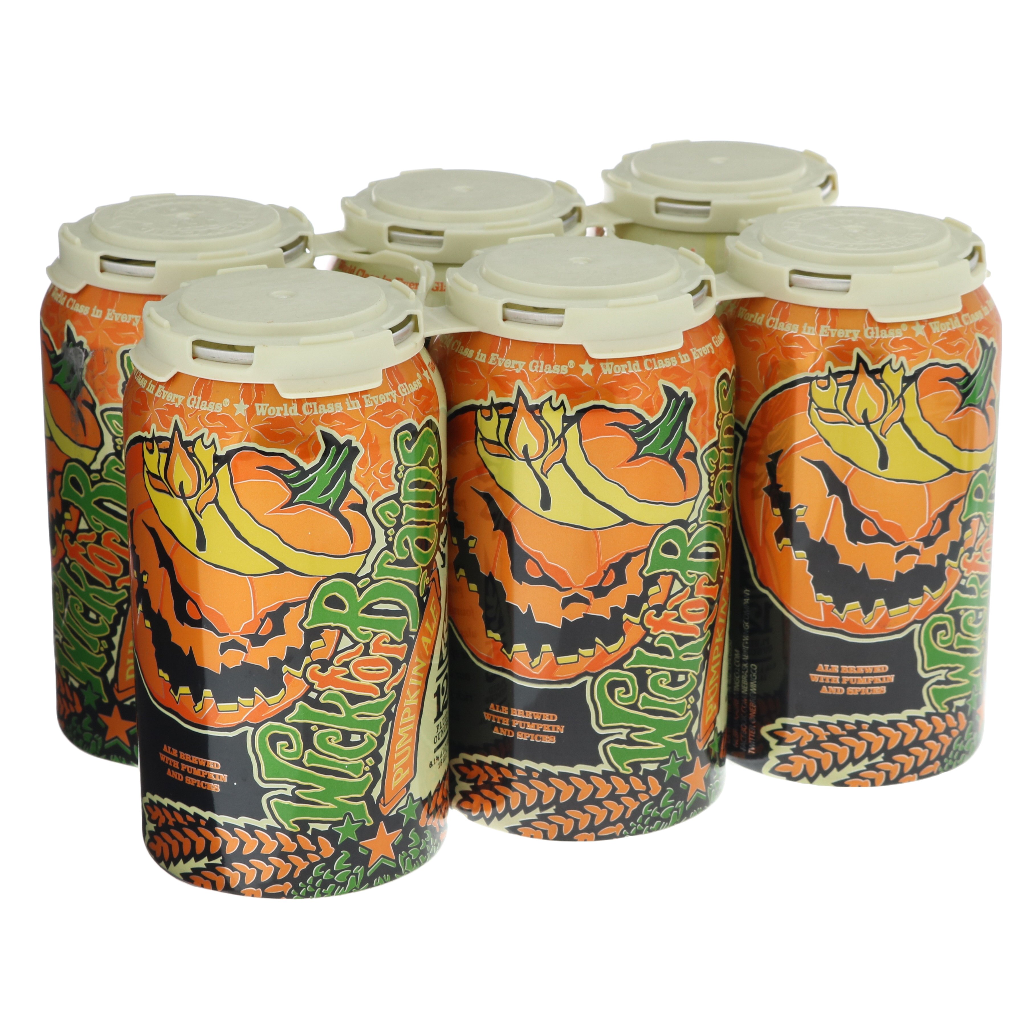 Nebraska Wick For Brains Pumpkin Ale Beer 6 pk Cans - Shop Beer at H-E-B
