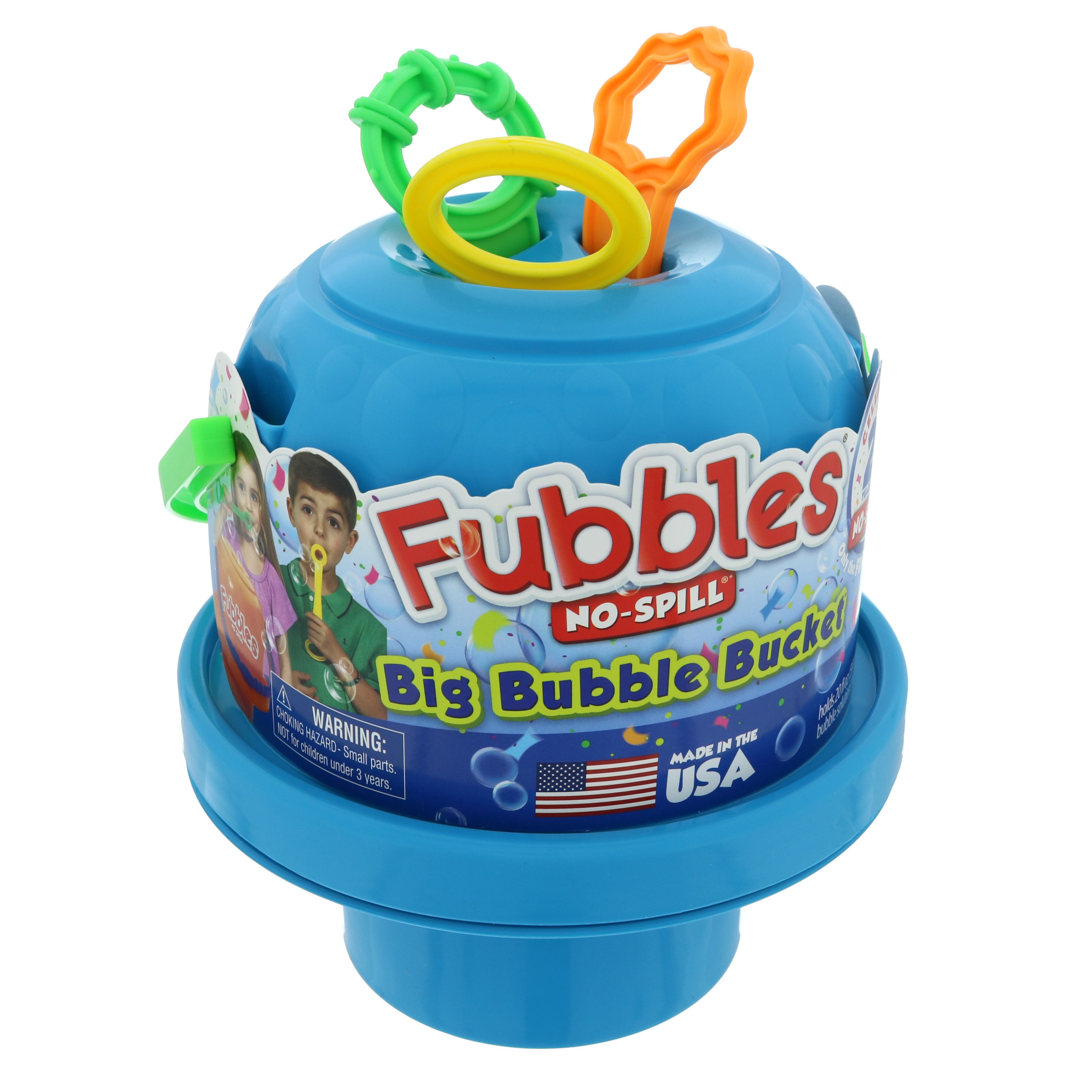 Little Kids Fubbles No-Spill Big Bubble Bucket, Assorted - Shop Bubbles ...