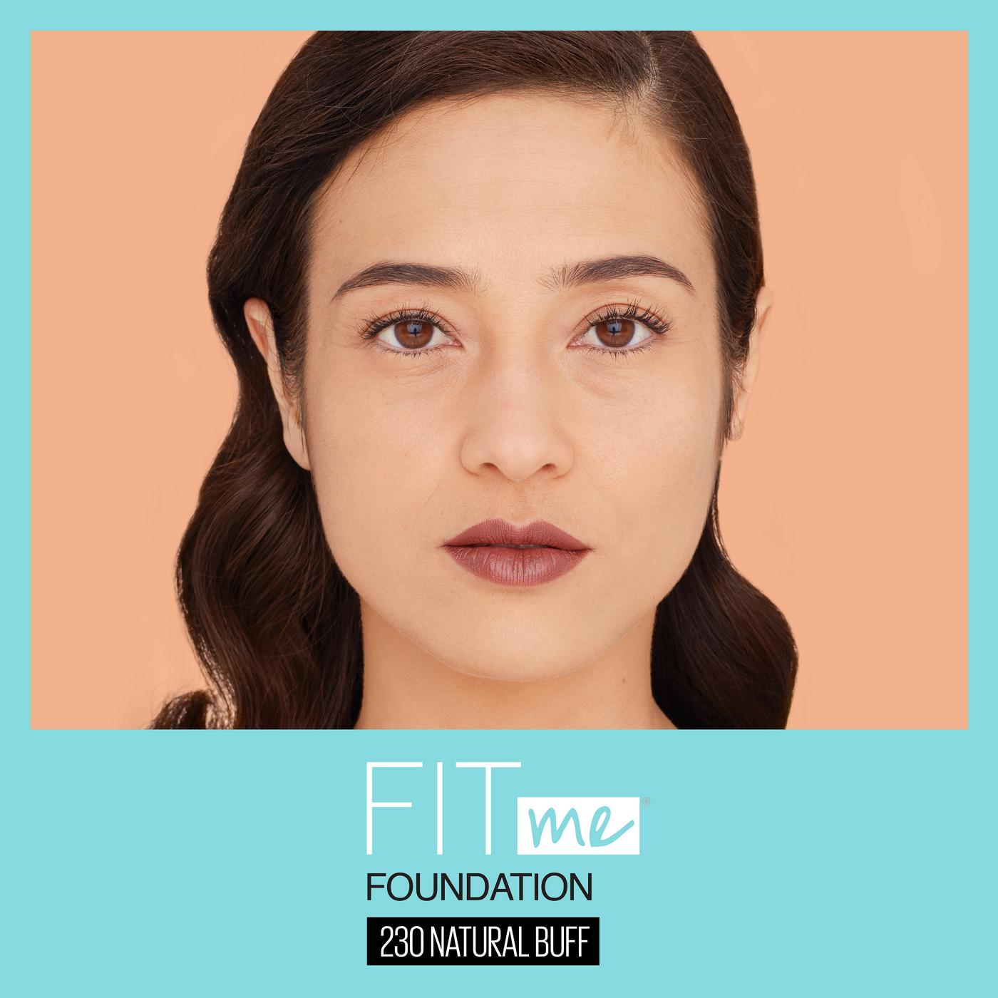 Maybelline Fit Me Matte + Poreless Liquid Foundation - Natural Buff ...