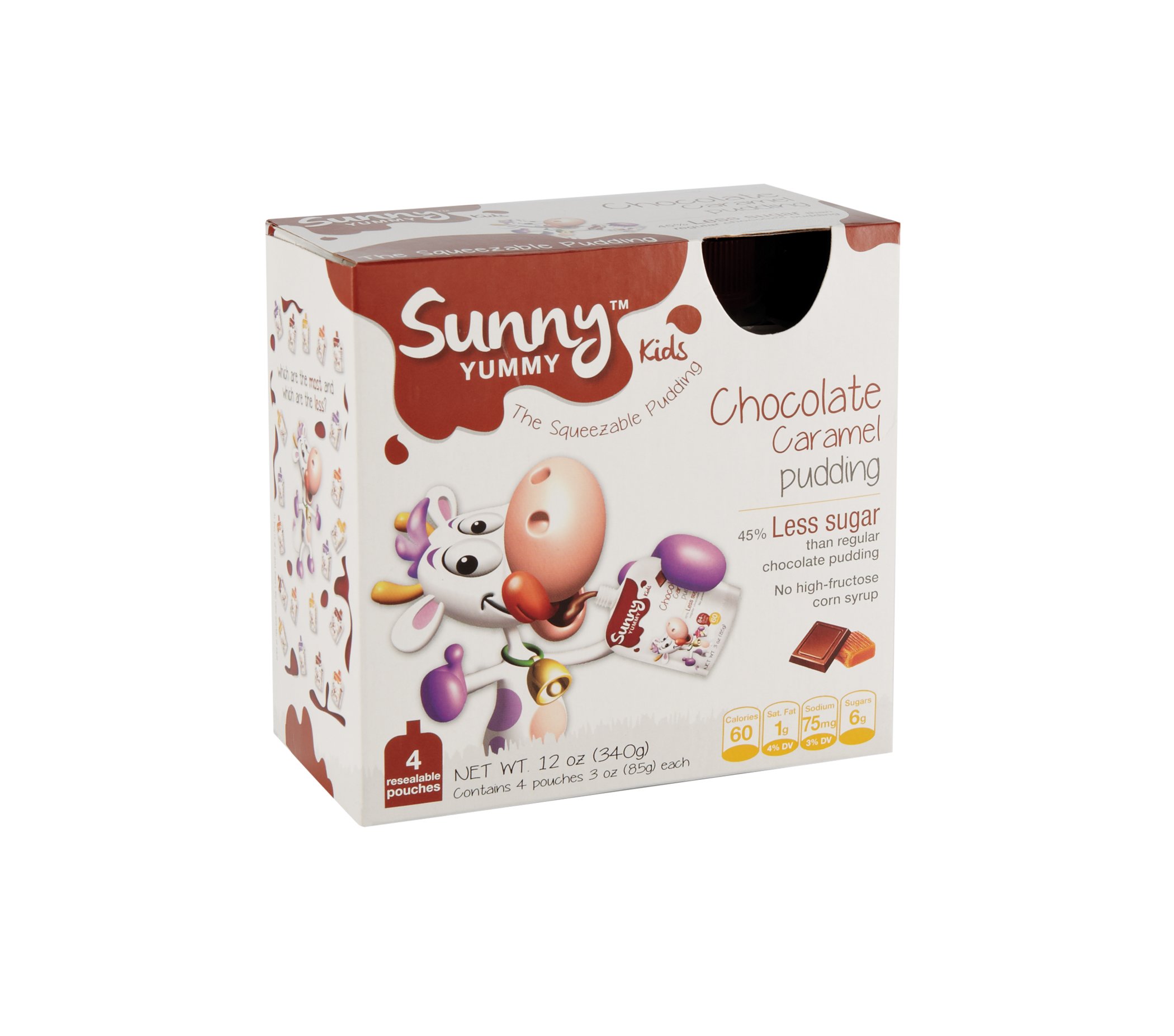 Sunny Yummy Squeezable Pudding Chocolate Caramel - Shop Pudding ...