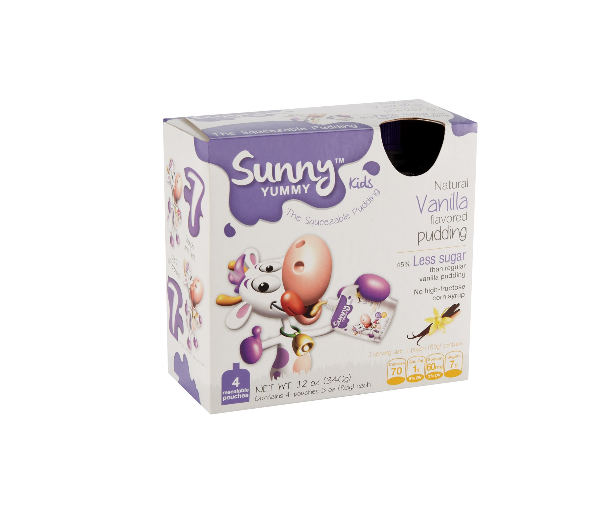Sunny Yummy Squeezable Pudding Vanilla - Shop Baking Ingredients at H-E-B
