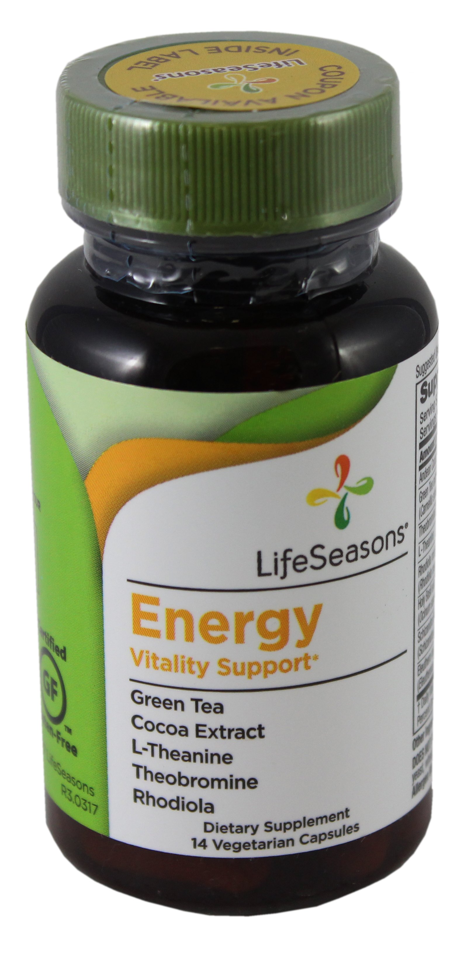 Lifeseasons Energy Vitality Support Vegetarian Capsules - Shop Diet ...