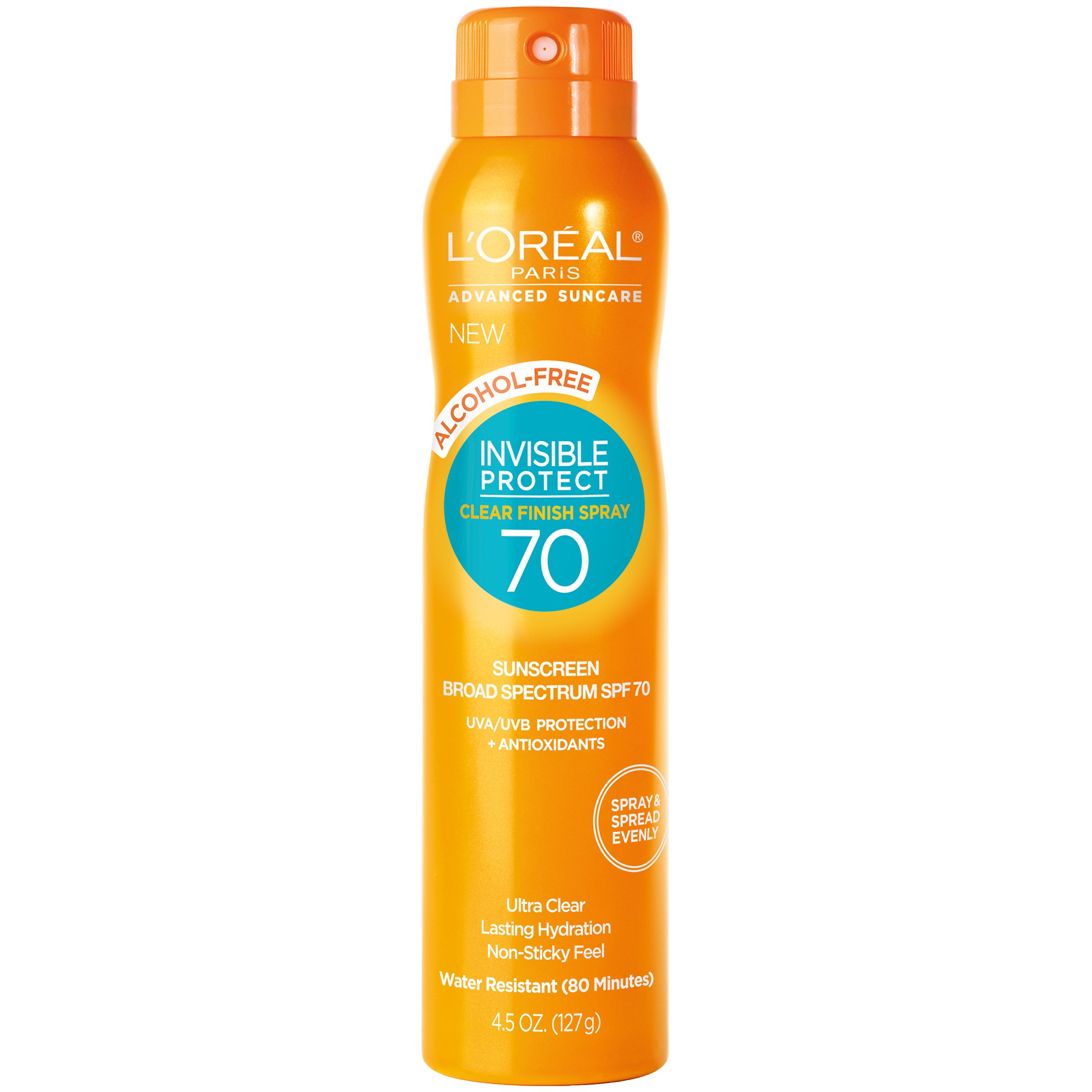 L'Oréal Paris Invisible Protect Sheer Sunscreen Spray SPF 70 - Shop ...