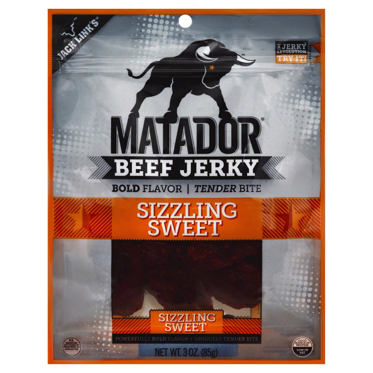 Matador Beef Jerky Nutrition Matador Beef Jerky Flamin' Hot Flavor