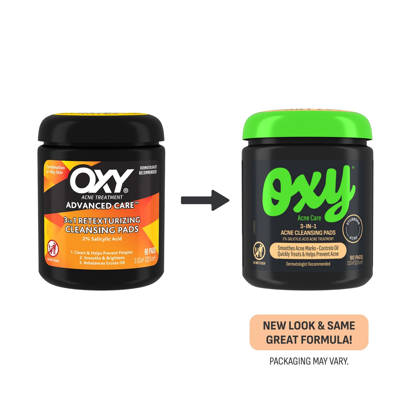 Oxy 3-IN-1 Acne Facial Cleansing Pads - Shop Facial cleansers & scrubs ...