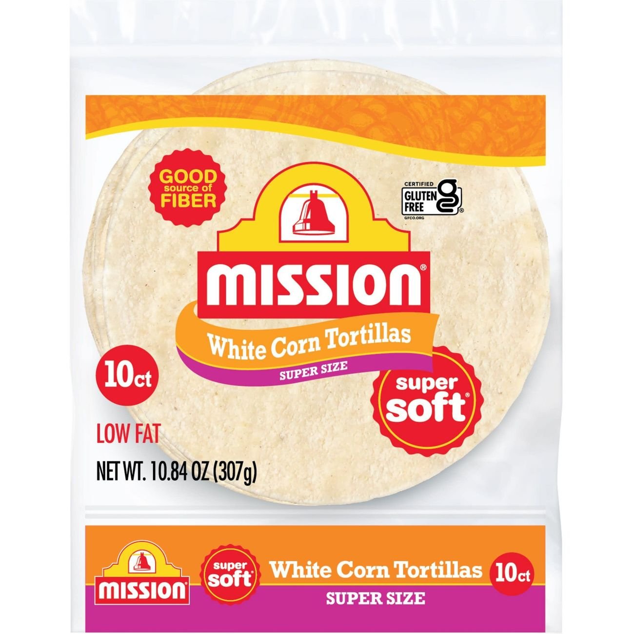 Mission Super Soft Super Size White Corn Tortillas - Shop Tortillas at ...