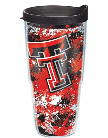 Tervis Texas Tech Splatter Wrap Tumbler with Lid - Shop Cups & tumblers ...