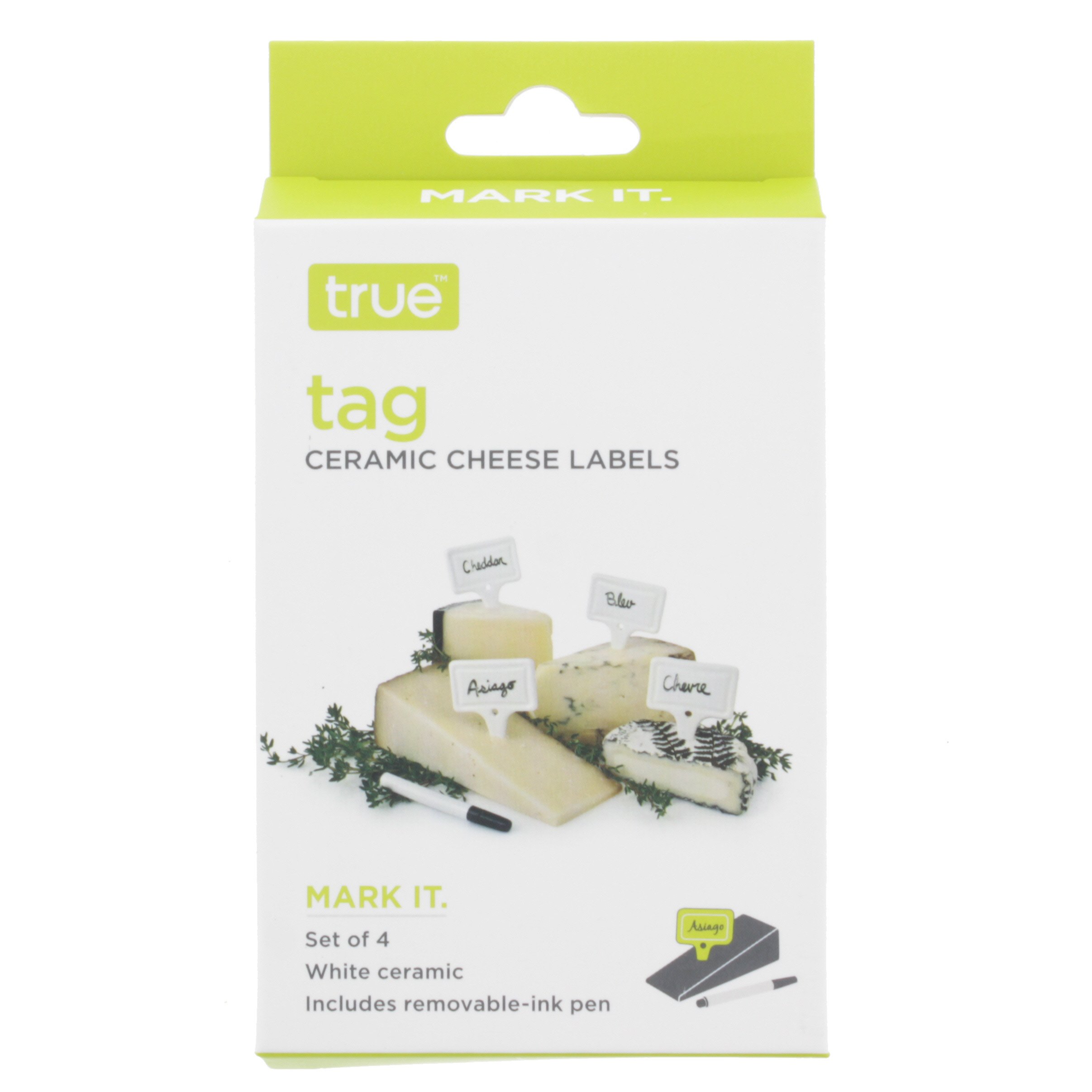 True Fabrications Tag Ceramic Cheese Labels - Shop Bar tools at H-E-B