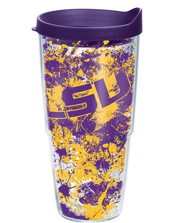 LSU Splatter Tervis Wrap Tumbler with Lid - Shop Travel & to-go at H-E-B