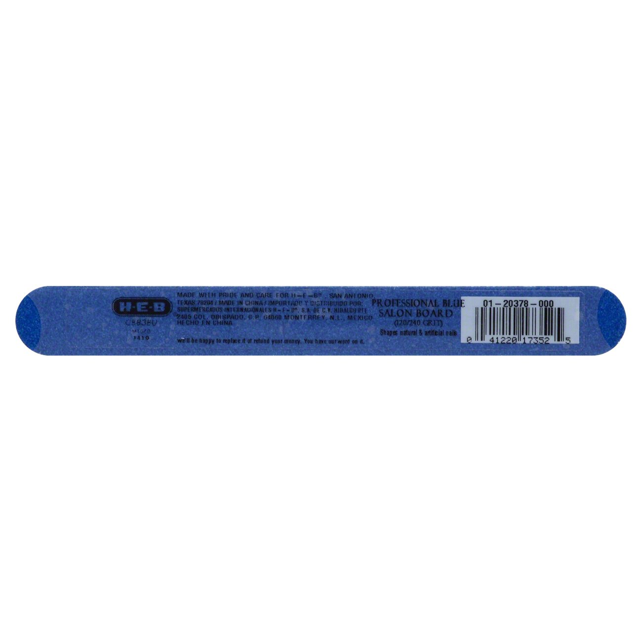 H-E-B Professional Blue Salon Board - Shop Manicure & pedicure tools at ...