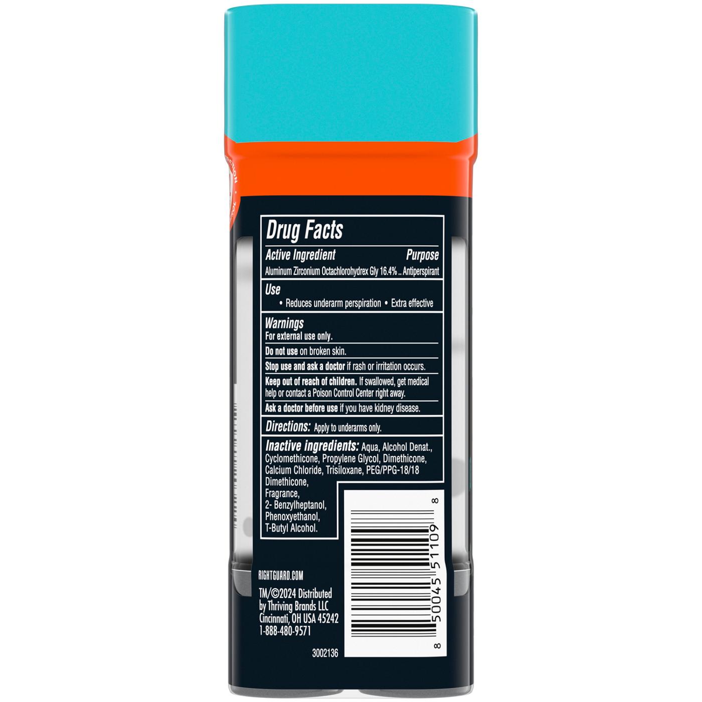 Right Guard Xtreme Defense Antiperspirant Deodorant Gel - Arctic ...