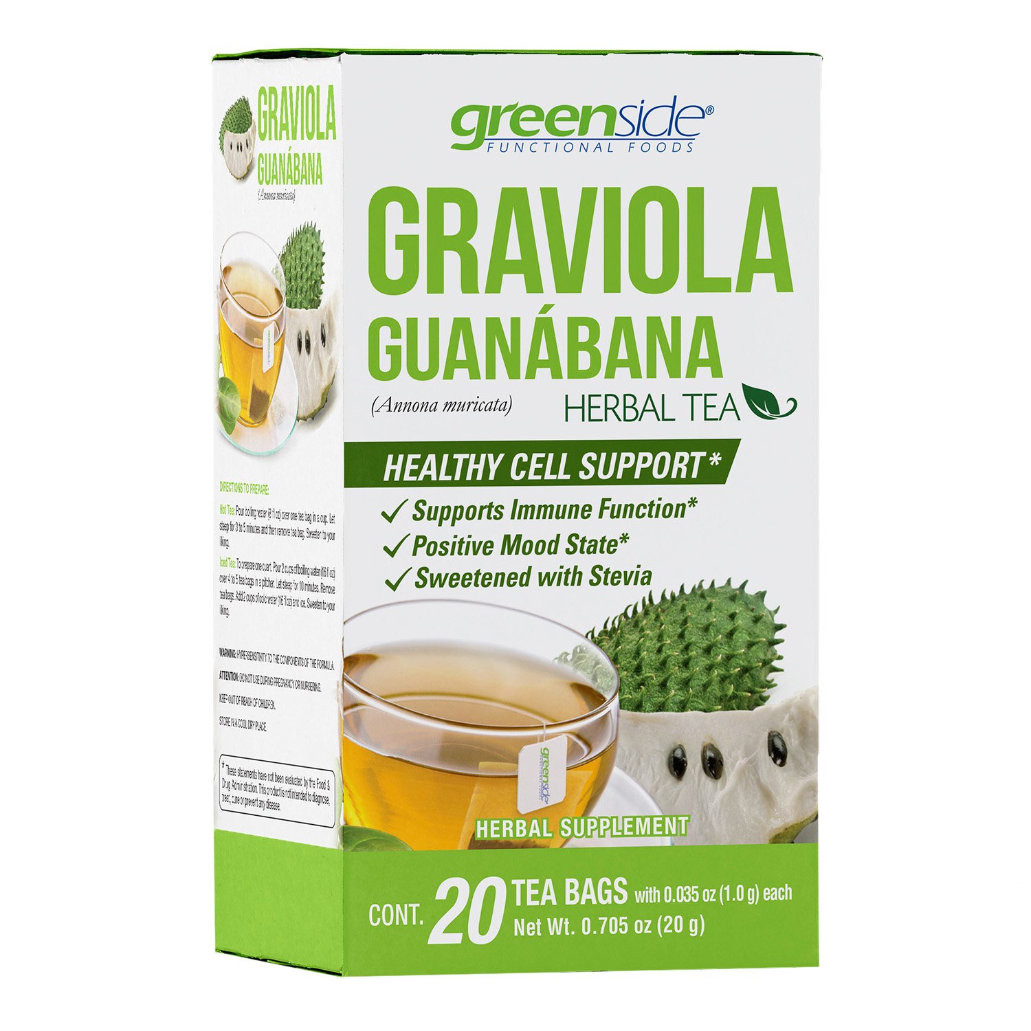 Greenside Graviola Herbal Tea - Shop Tea at H-E-B