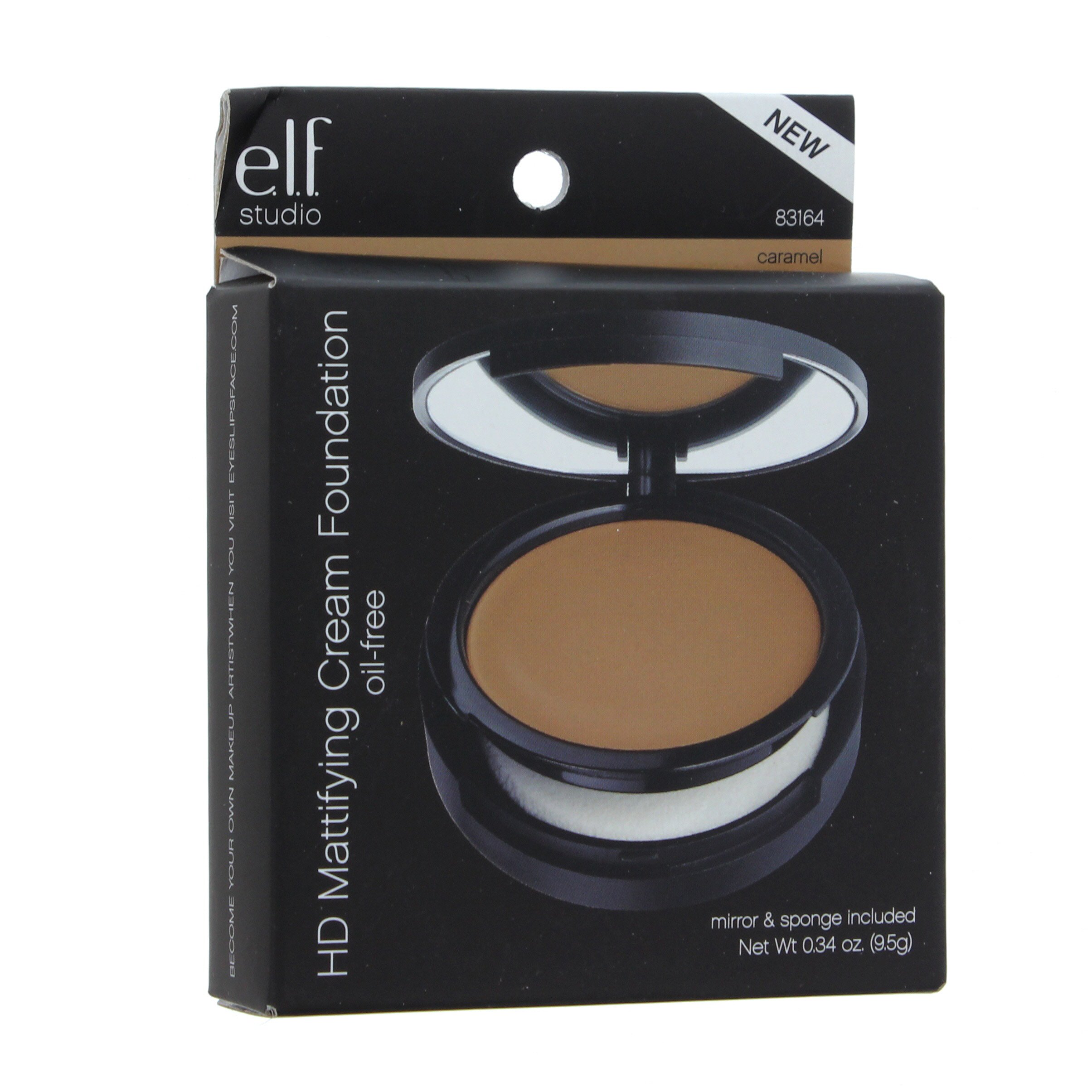 e.l.f. HD Mattifying Cream Foundation, Caramel - Shop Makeup at H-E-B