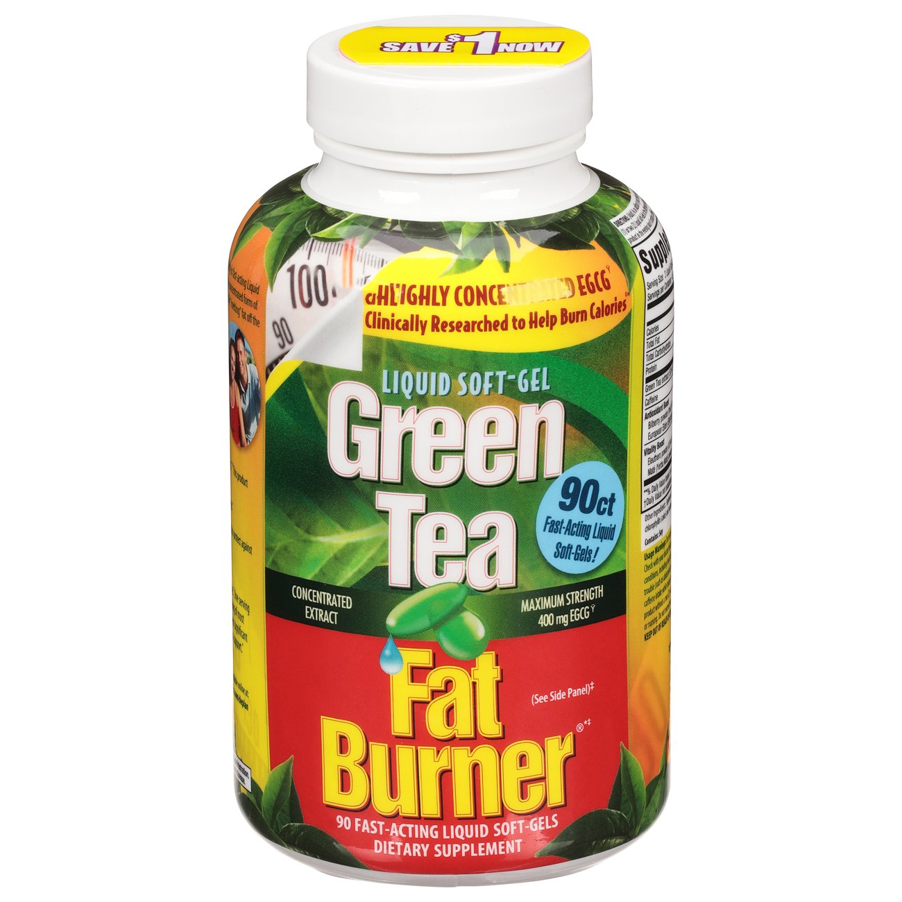 FAT BURNER Green Tea Fat Burner Liquid Soft Gels Shop Diet Fitness