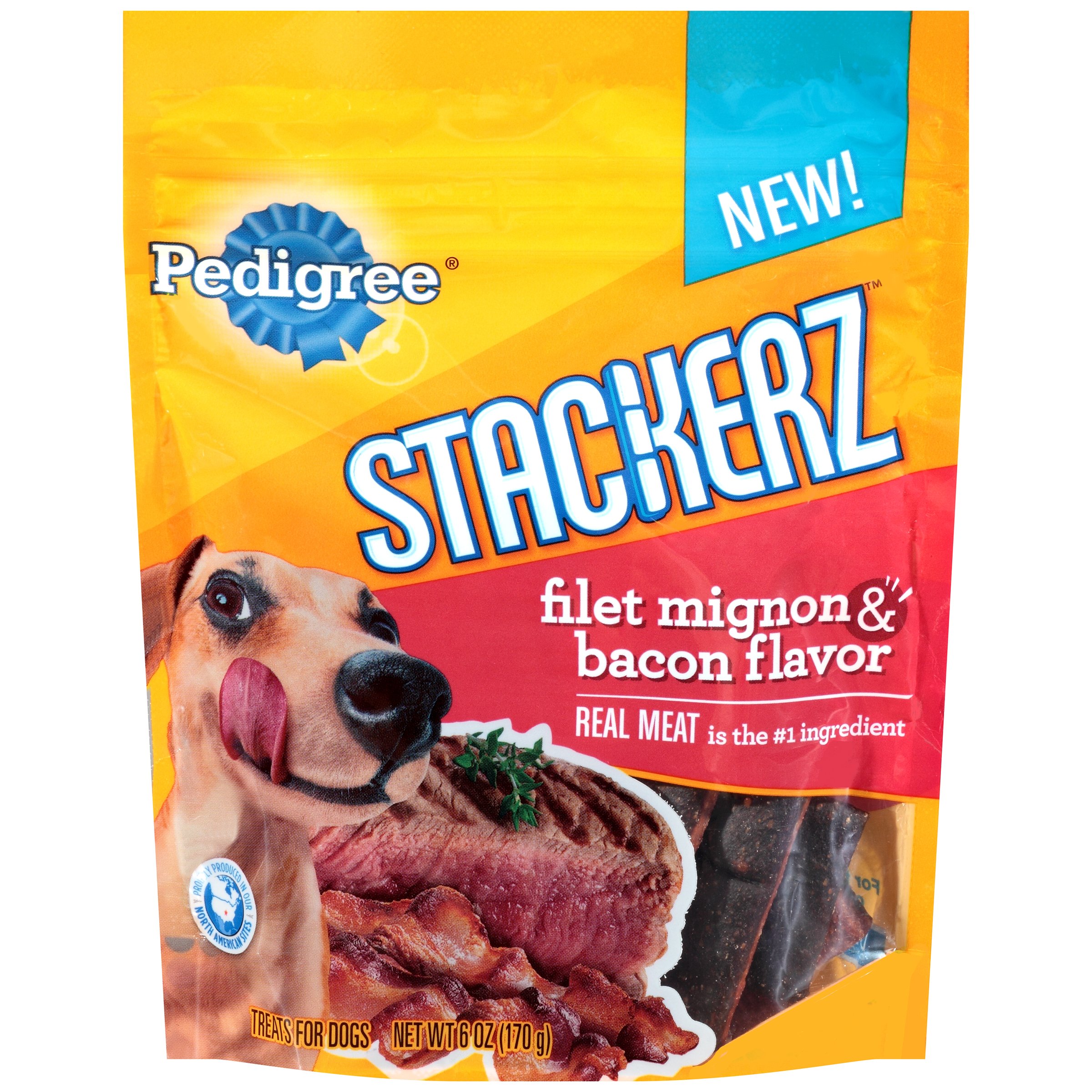 Pedigree Stackerz Filet Mignon and Bacon Flavor Dog Treats - Shop Jerky ...