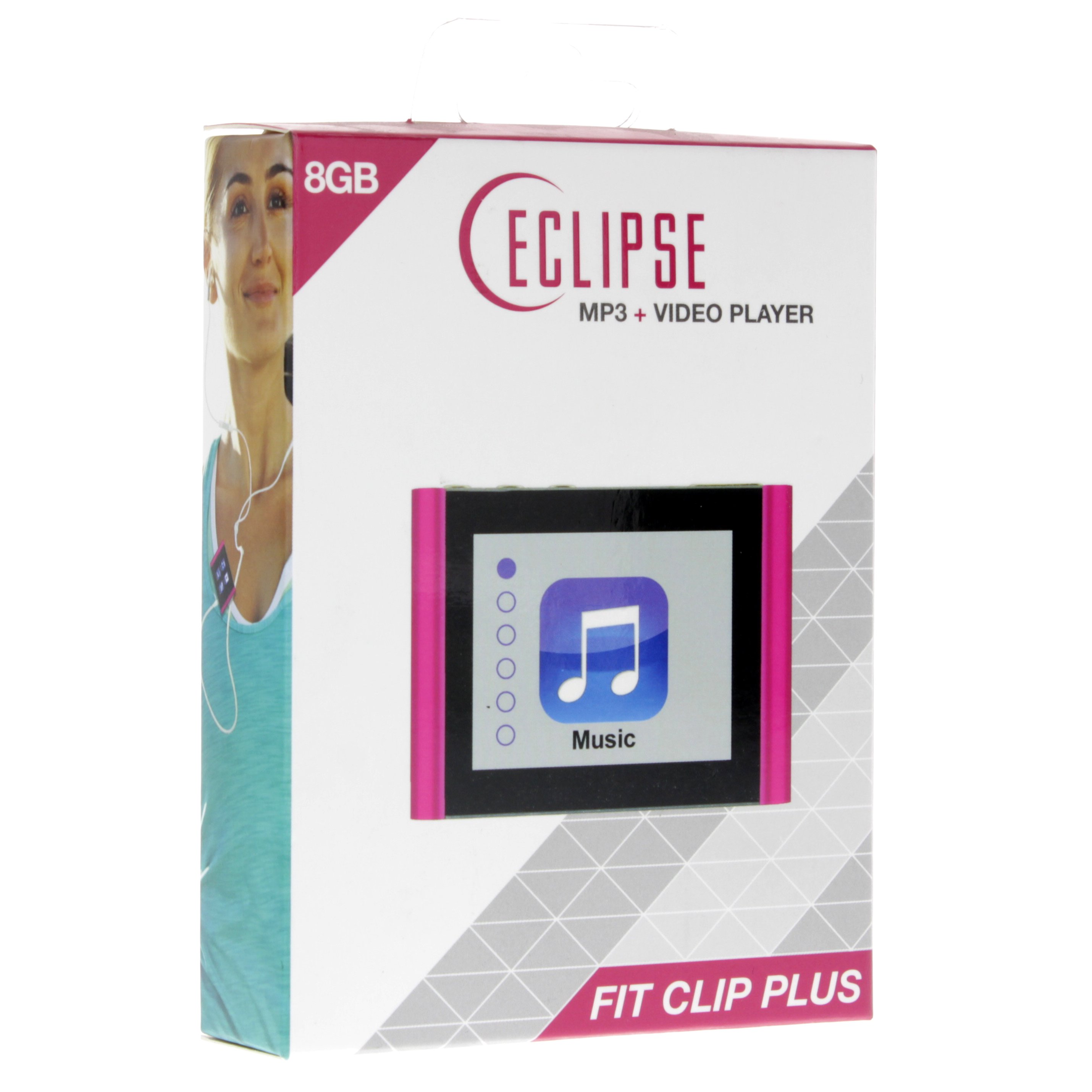 Mach Speed Eclipse MP4 Player Fit Clip Plus, Pink - Shop Blank DVDs ...