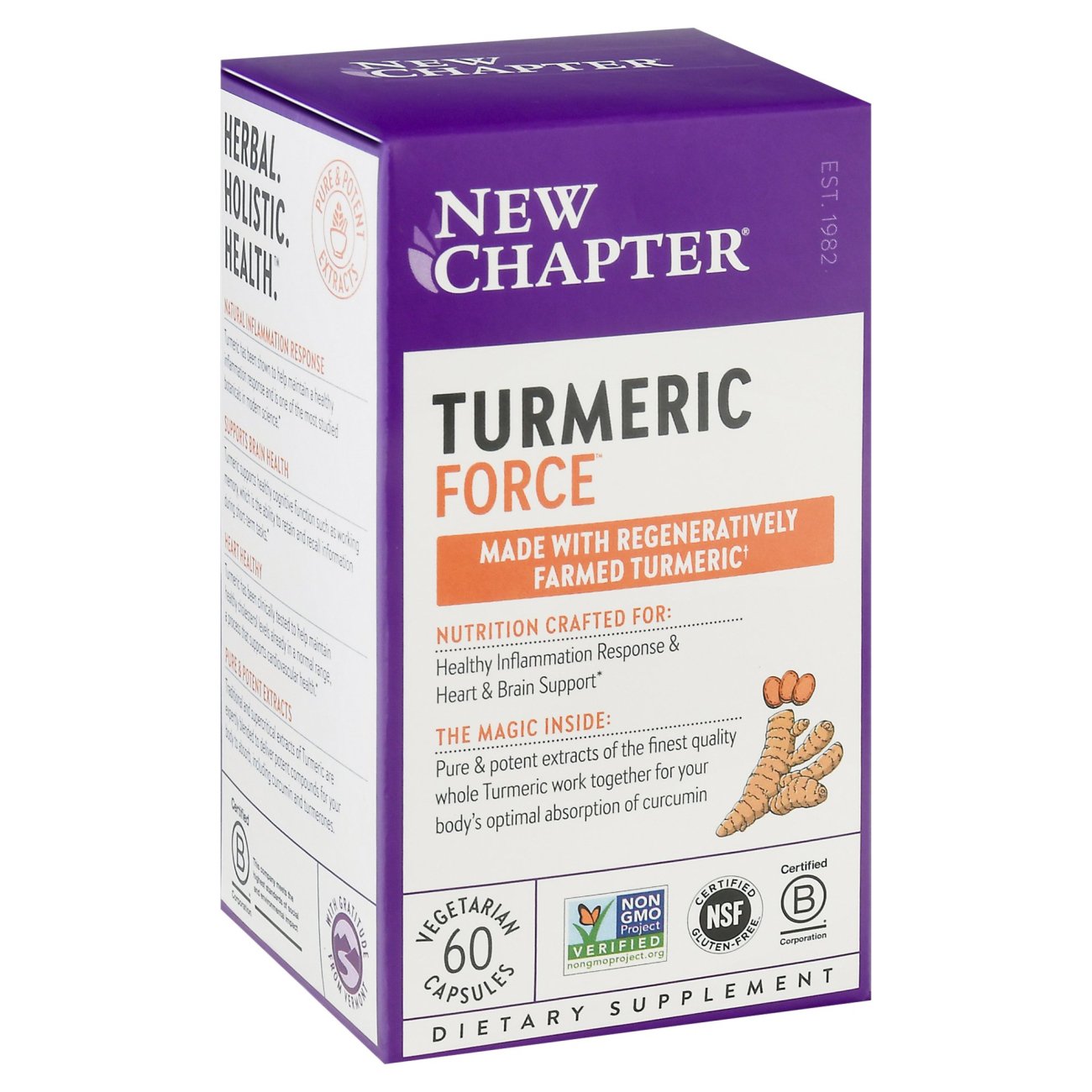 New Chapter Turmeric Force Liquid V Caps - Shop Herbs & homeopathy at H-E-B